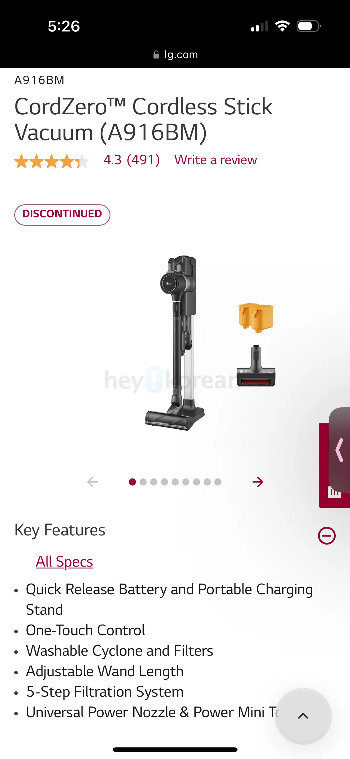 Lg Cordzero New