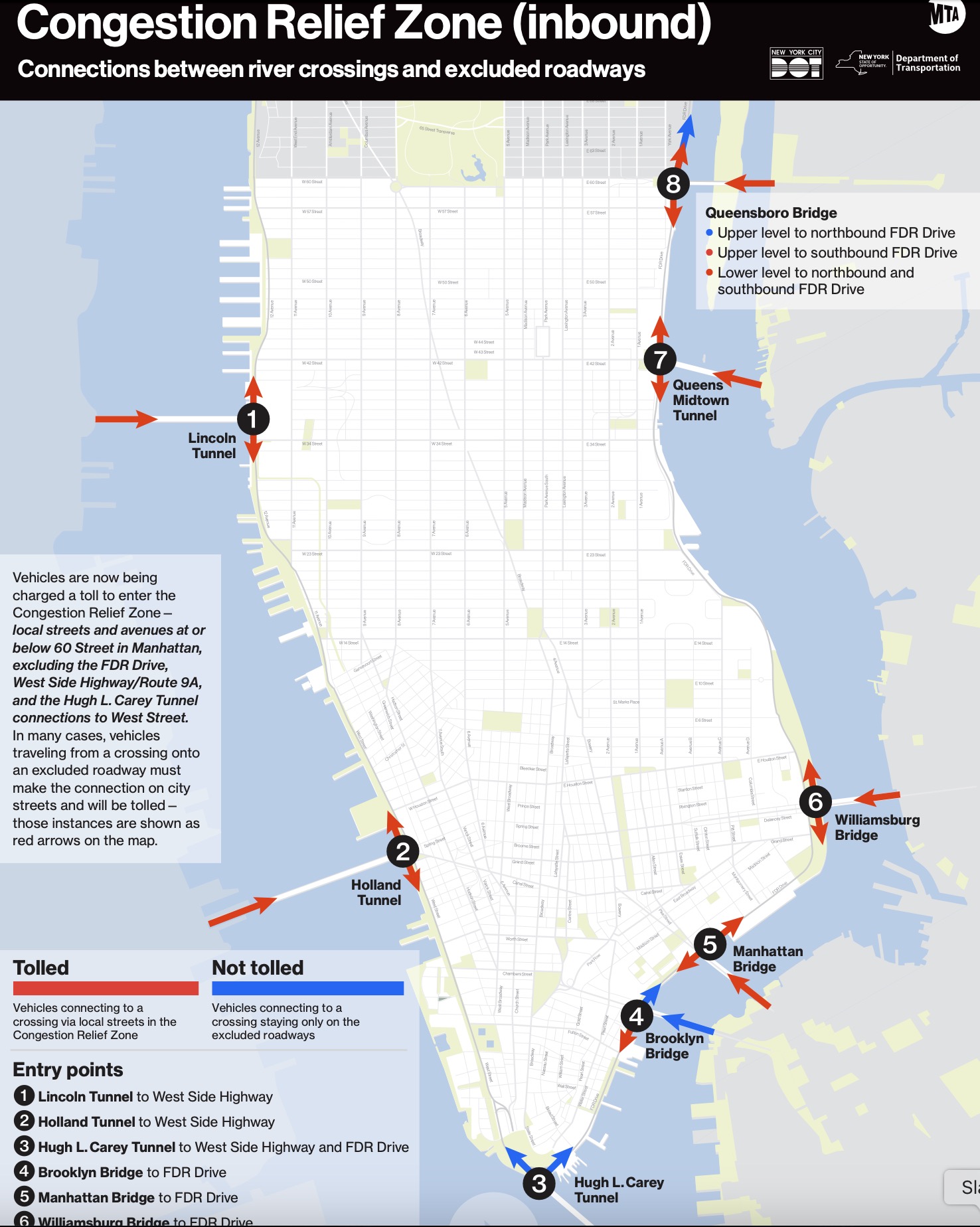 CRZ(Congestion Relief Zone) 피하는 방법 알려드림