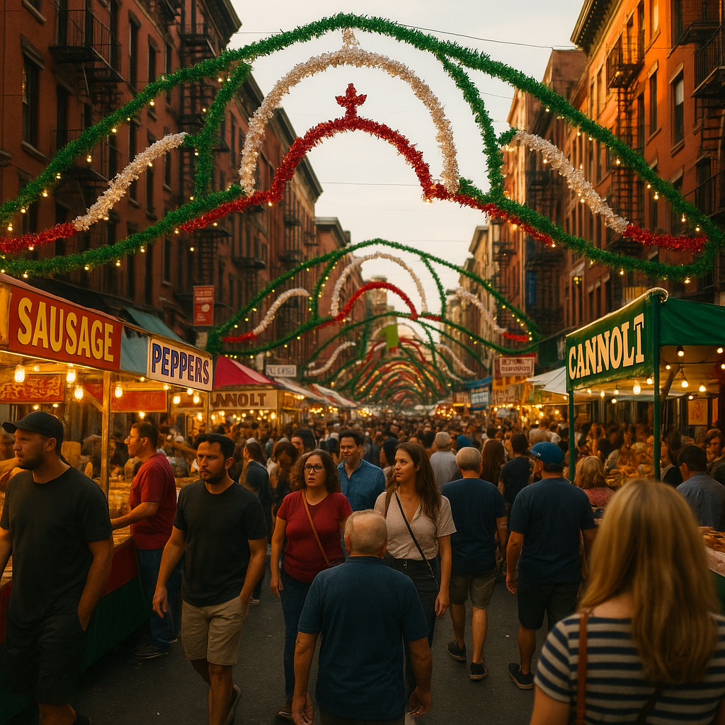 San Gennaro Festival NYC 2025이번 주말, 행사의 피날레9월 중순, Little Italy에