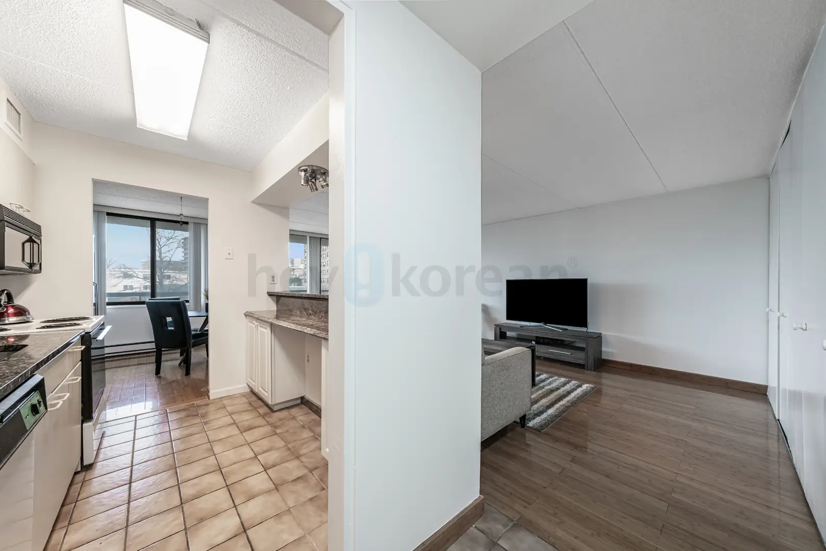 뉴저지 1배드 아파트 단기 렌트 민박 하루 110불 Cliffside park