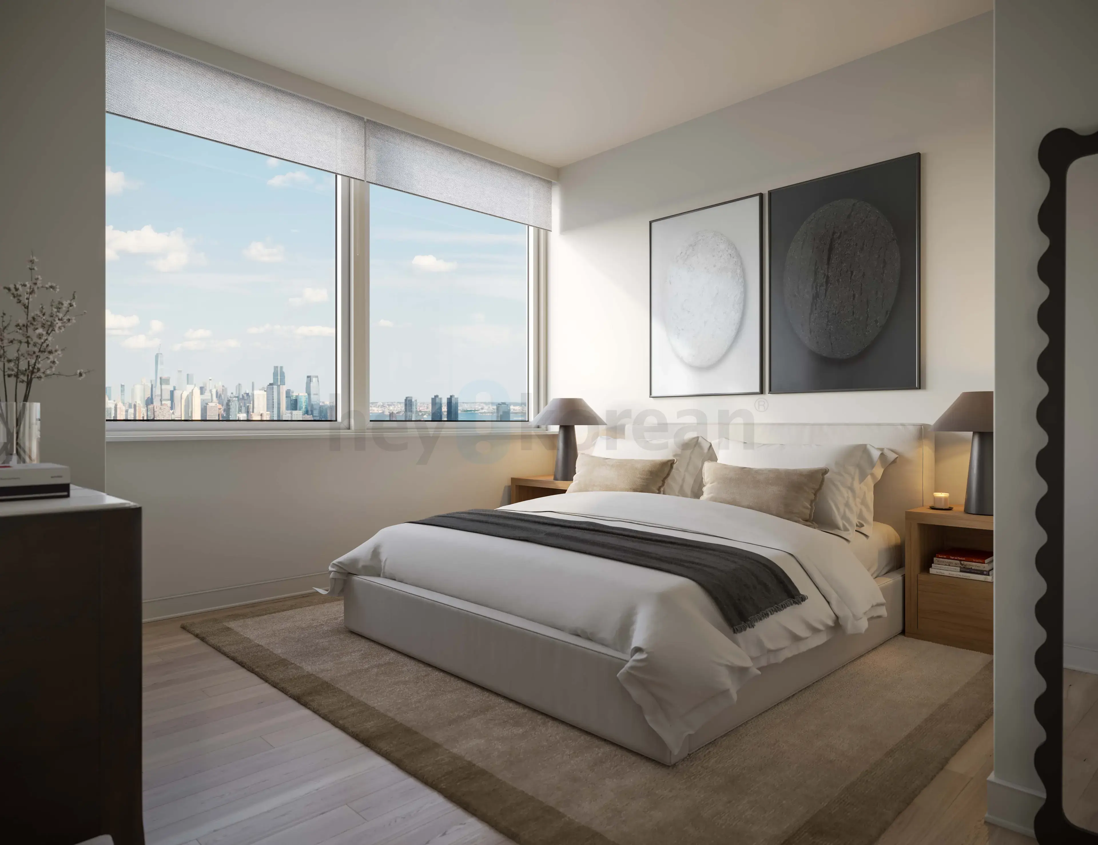 독점! 중개료&보증회사 없이 JSQ 최고급 신축첫입주💥 실내&실외 수영장⚡집안세탁기