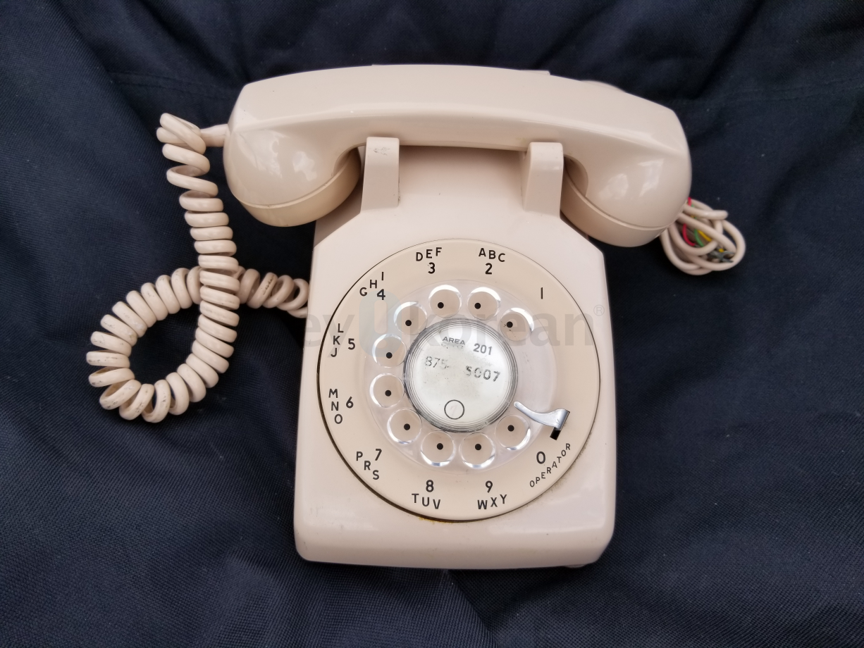 Vintage 60s 70s ROTARY PHONE dial retro
