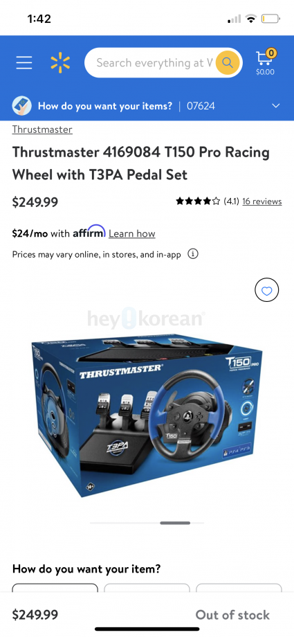 Thrustmaster T150 Pro 게임 운전대랑 페달