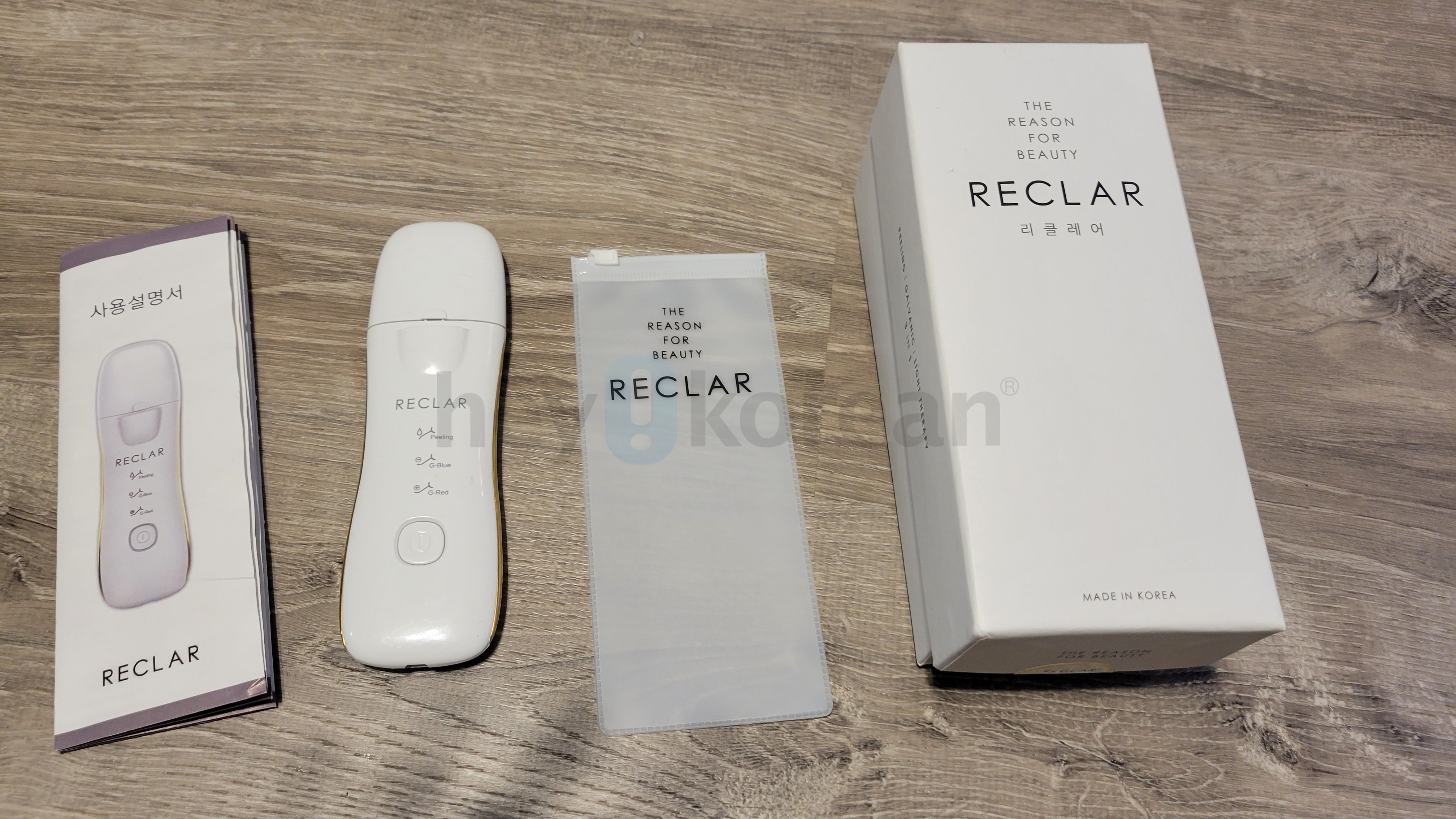 리클레어 갈바닉 아쿠아필링기 (Reclar galvanic water peeler)