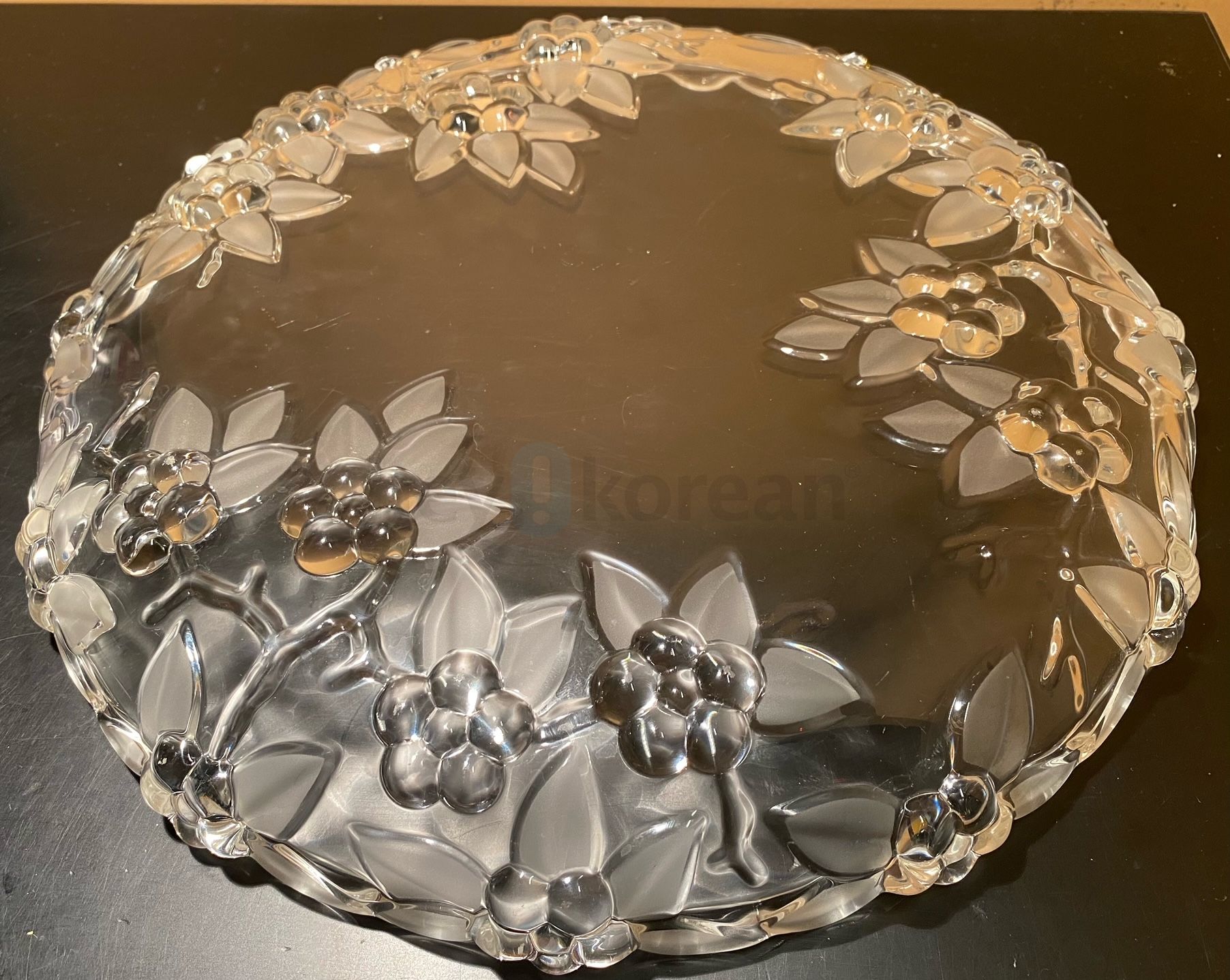 Mikasa Carmen 12" Round Crystal Serving Platter