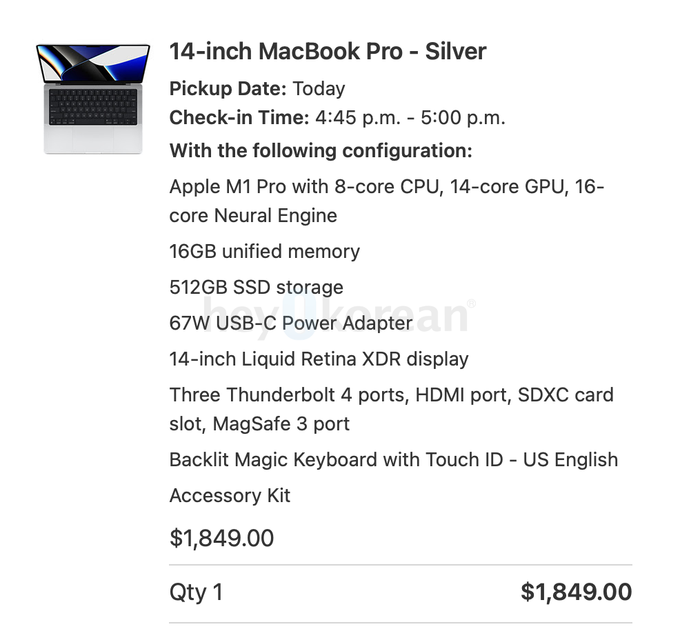 14-inch MacBook Pro - Silver