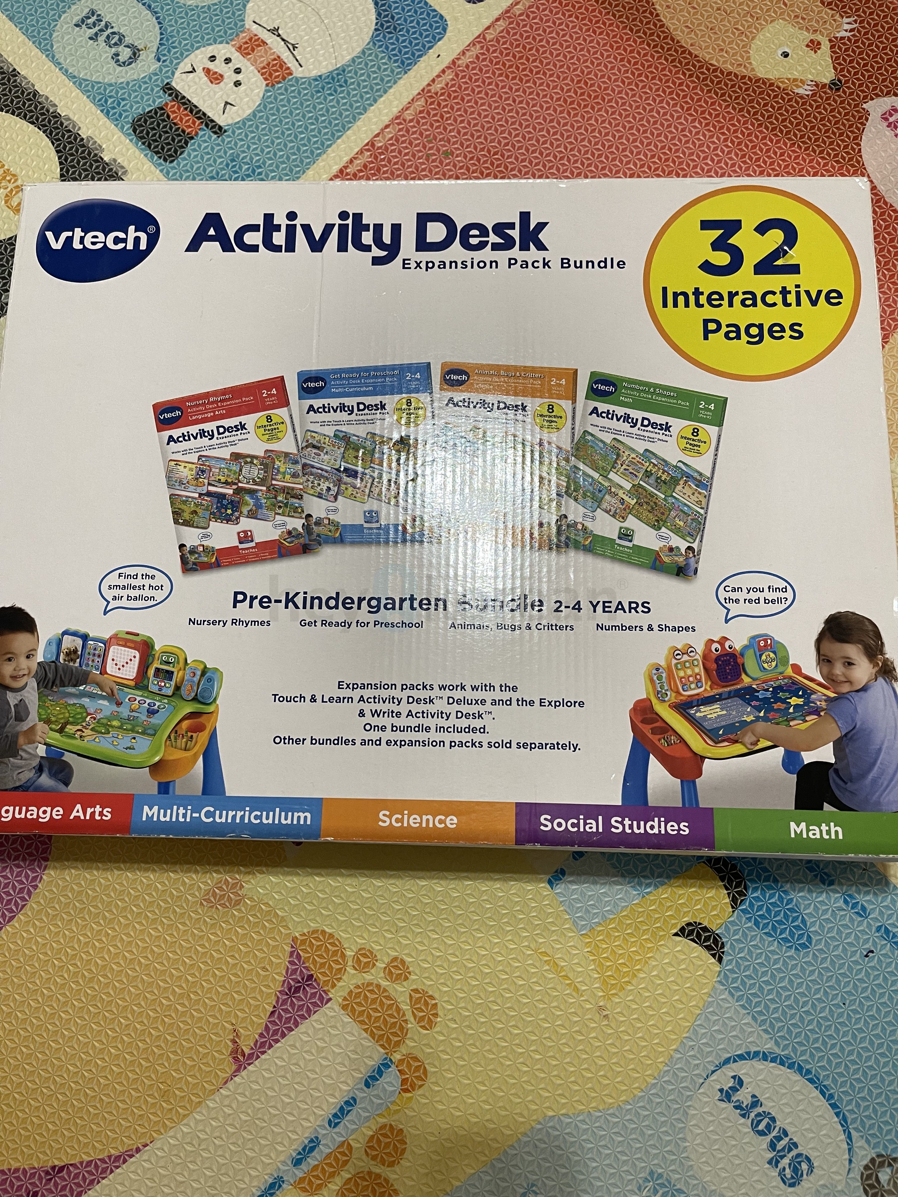 Vtech activity desk& expansion pack