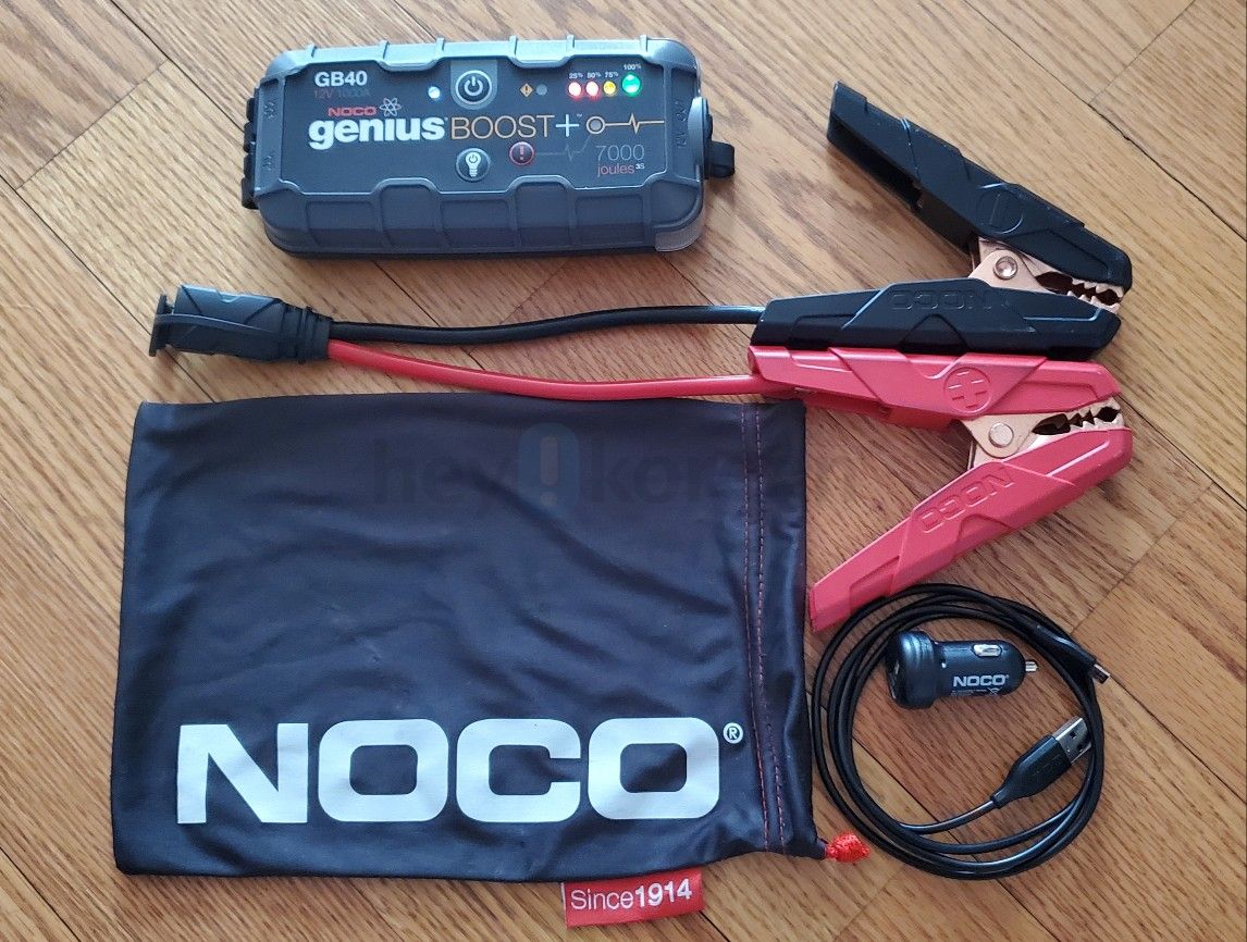 Noco genius car battery GB40 1000amp