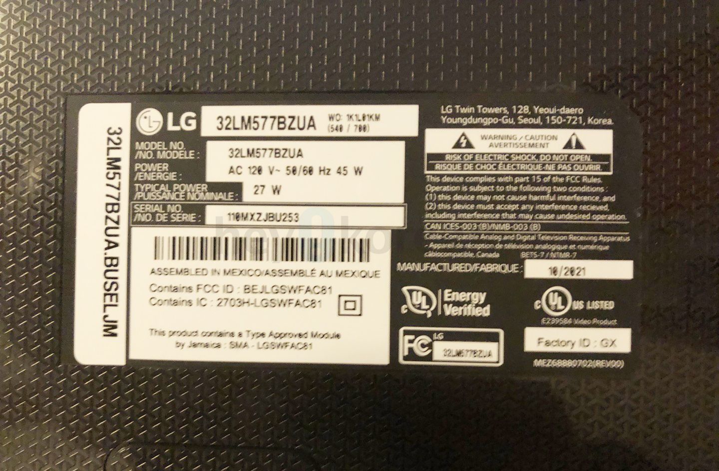 LG 32-Inch Class HD 720p Smart LED TV with Remote Control - 32LM577BZUA ...