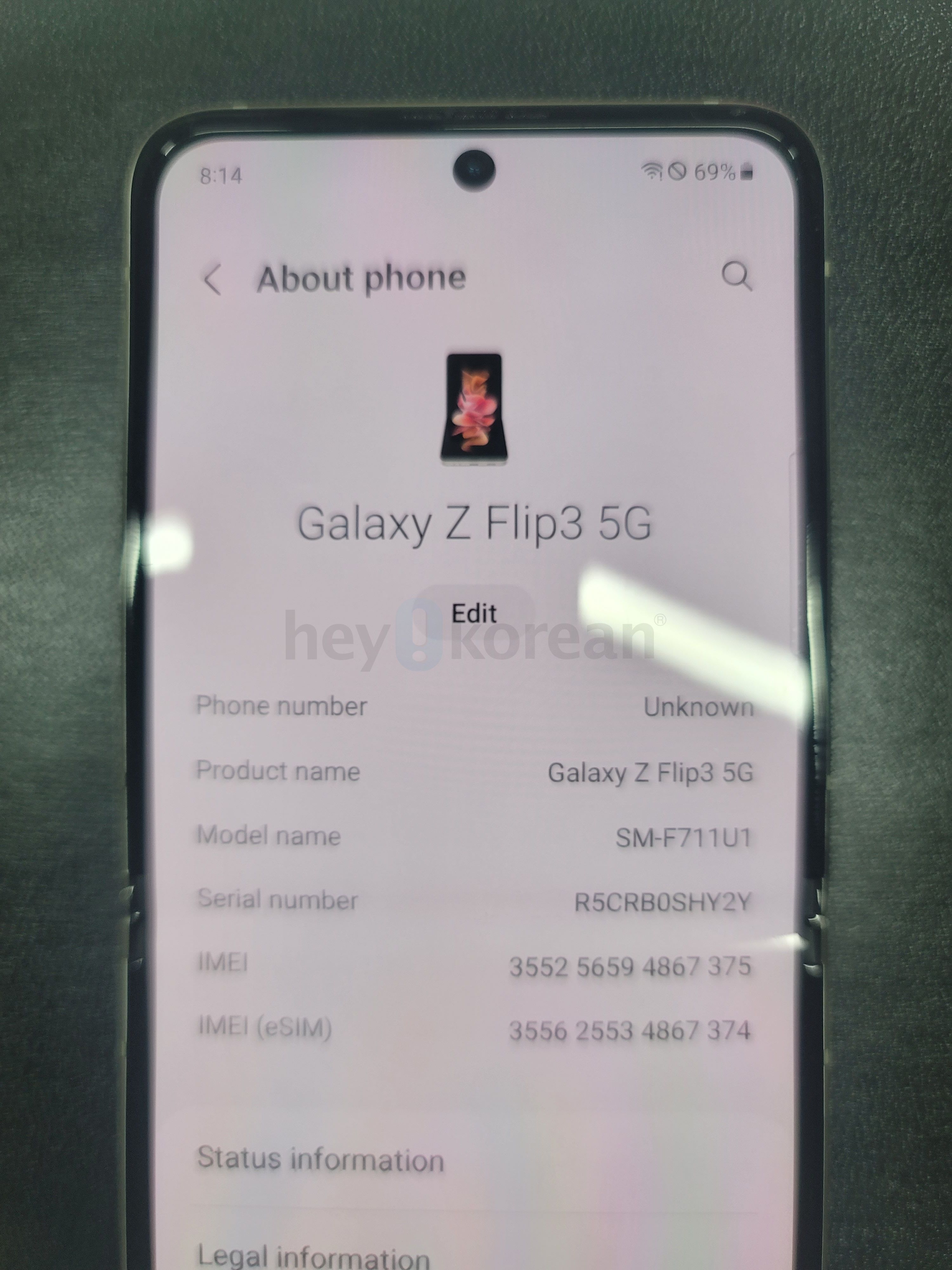 Galaxy Z Flip 3 5G 256gb