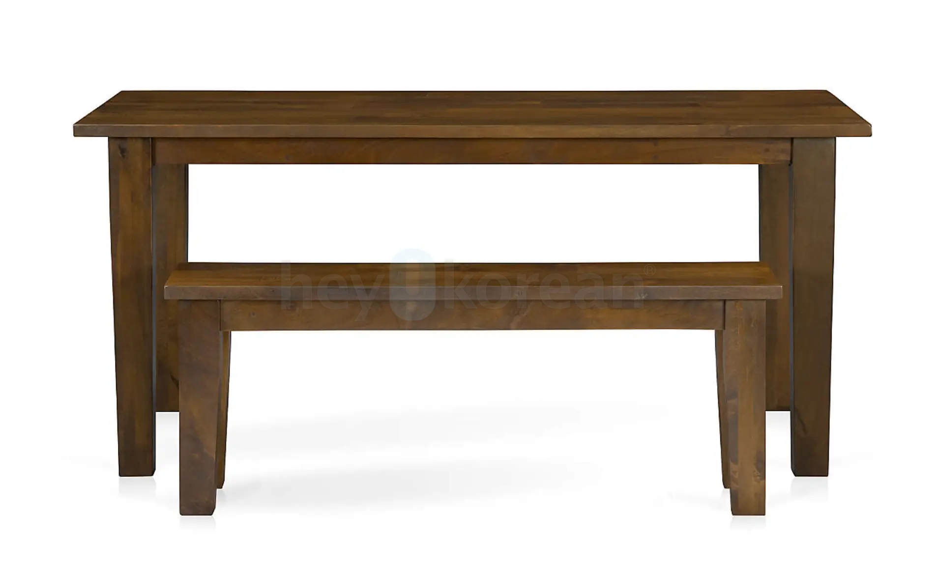 Crate&barrel- Wood Dining Table & Bench