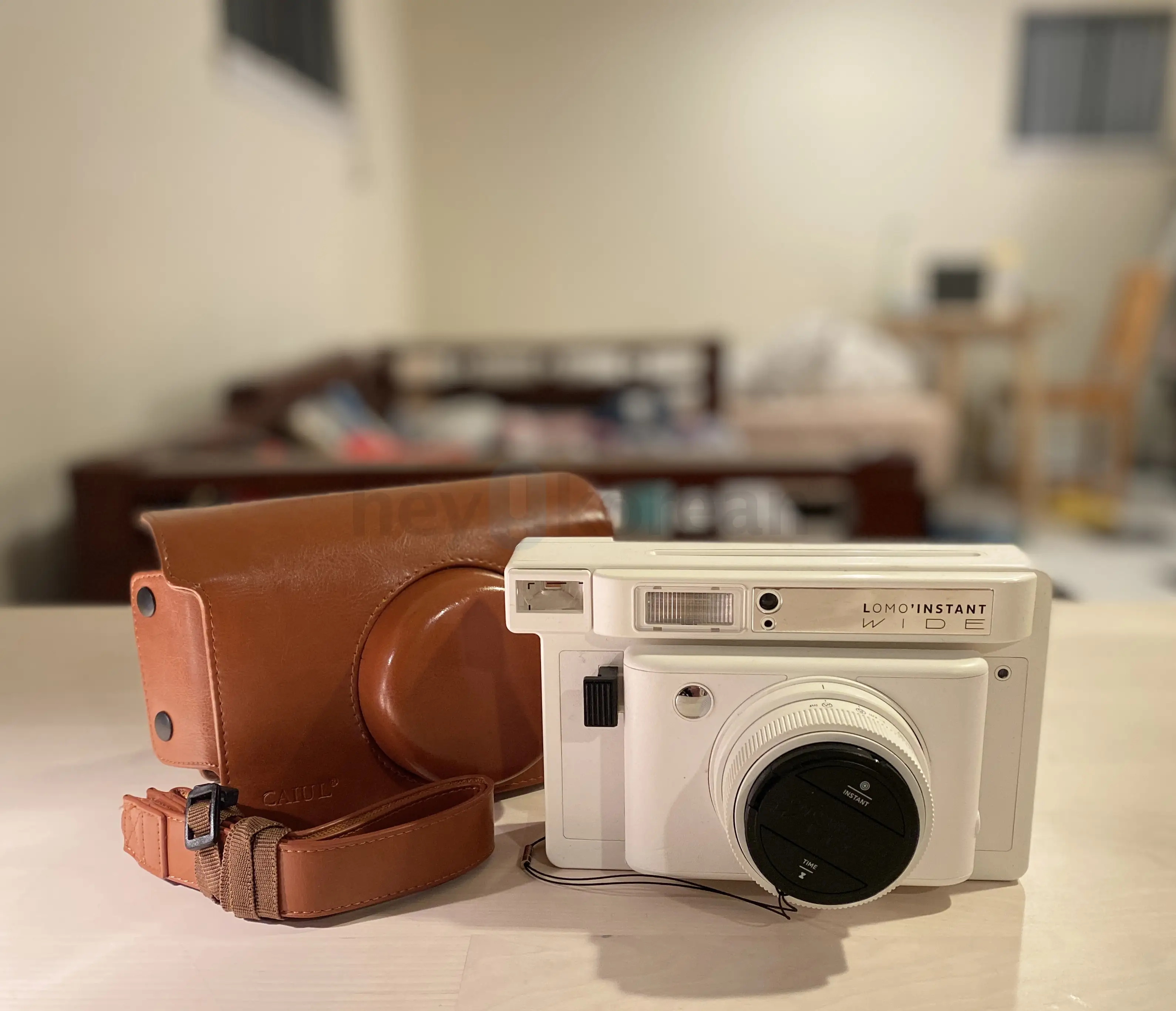 Lomo Instant Wide polaroid camera+case