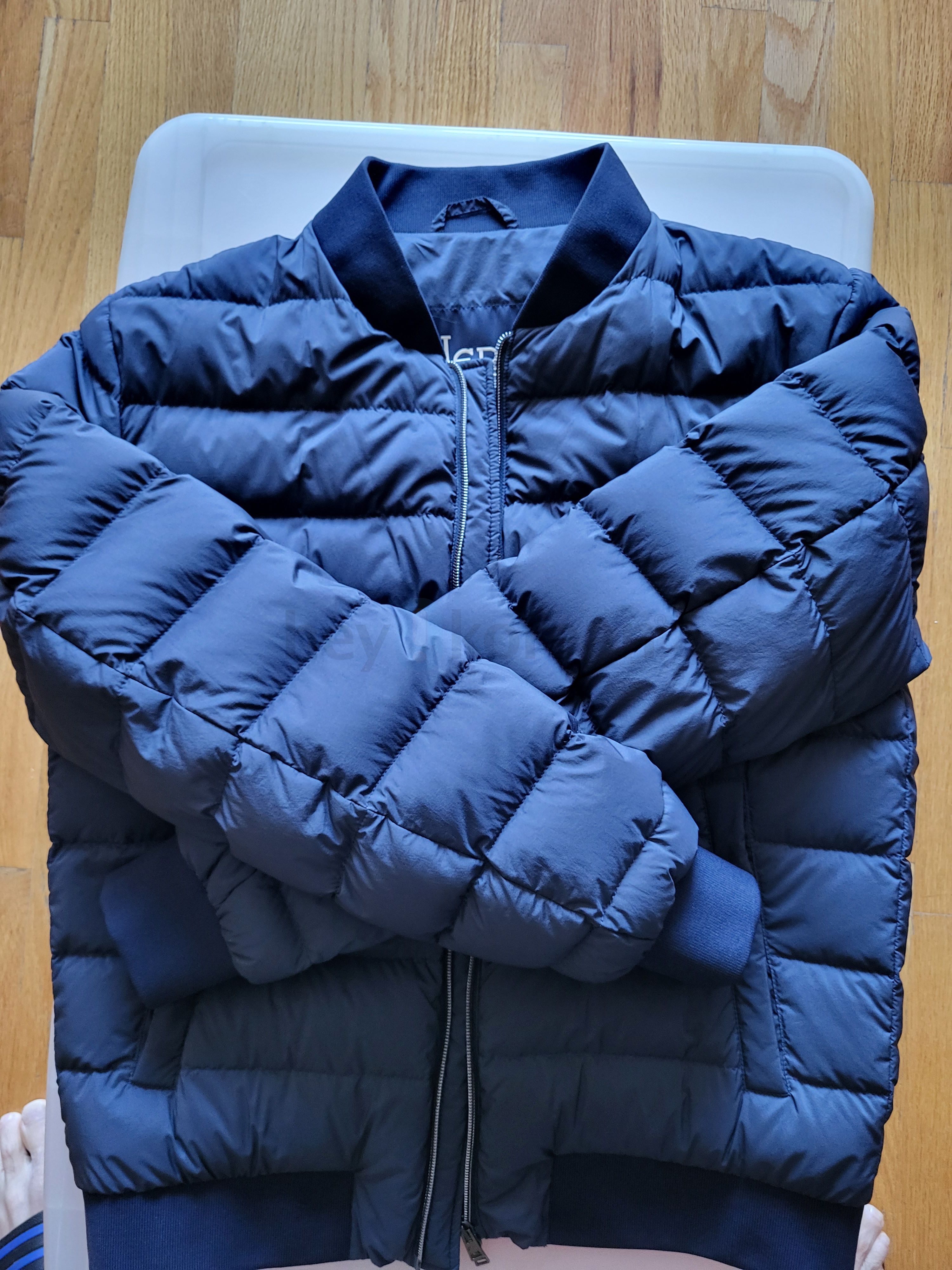Herno padded jacket blu avio 가격인하 52