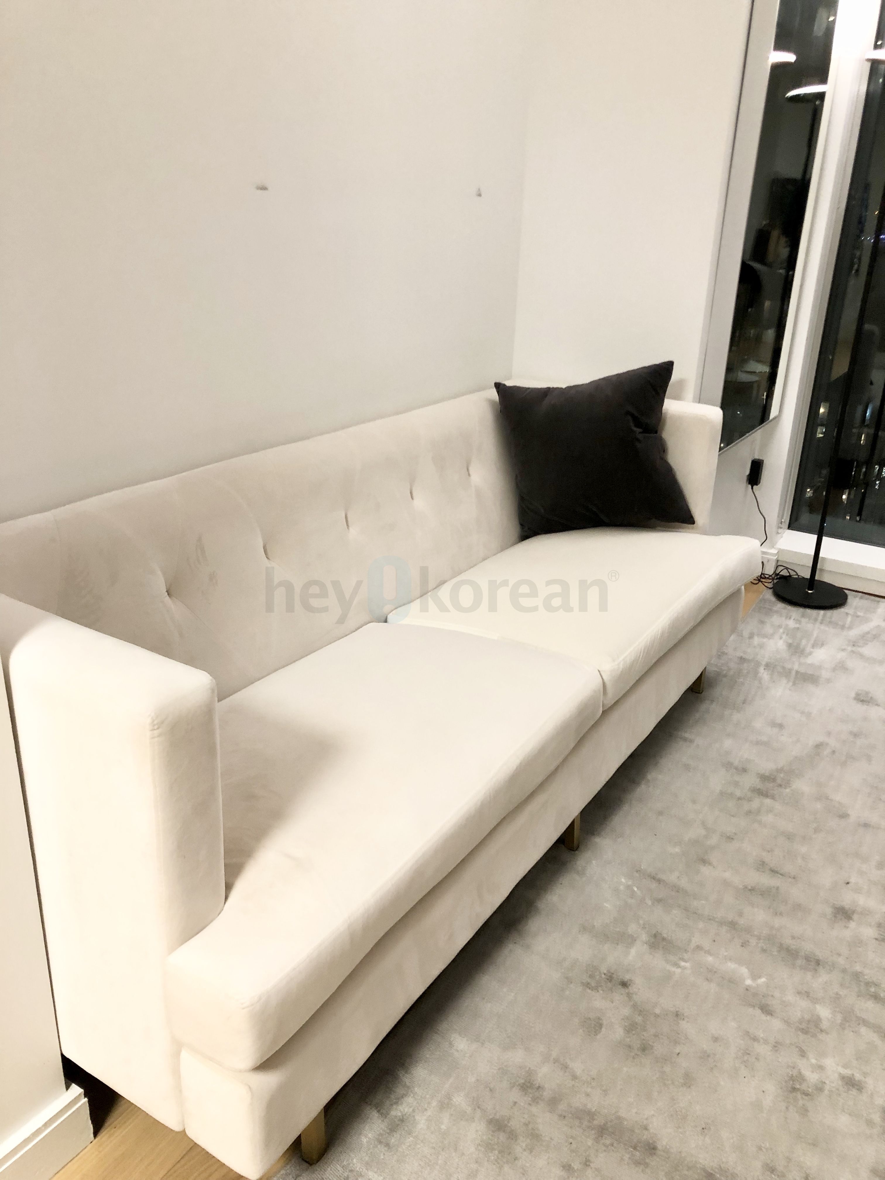 Safavieh Velvet Tuxedo Sofa