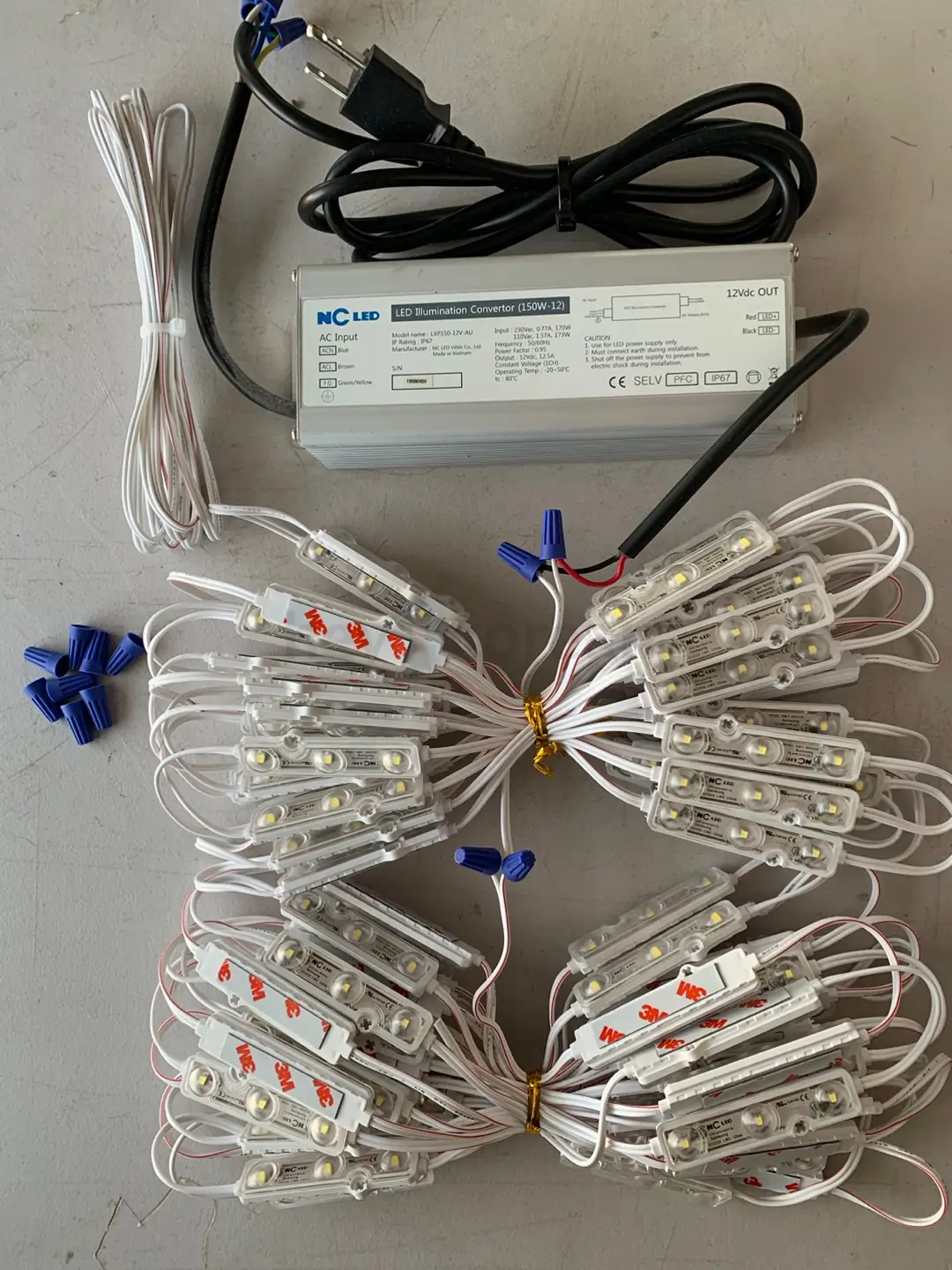 NC LED 3MODULE0.72W WINDOW SIGN 100 MODULE 팝니다