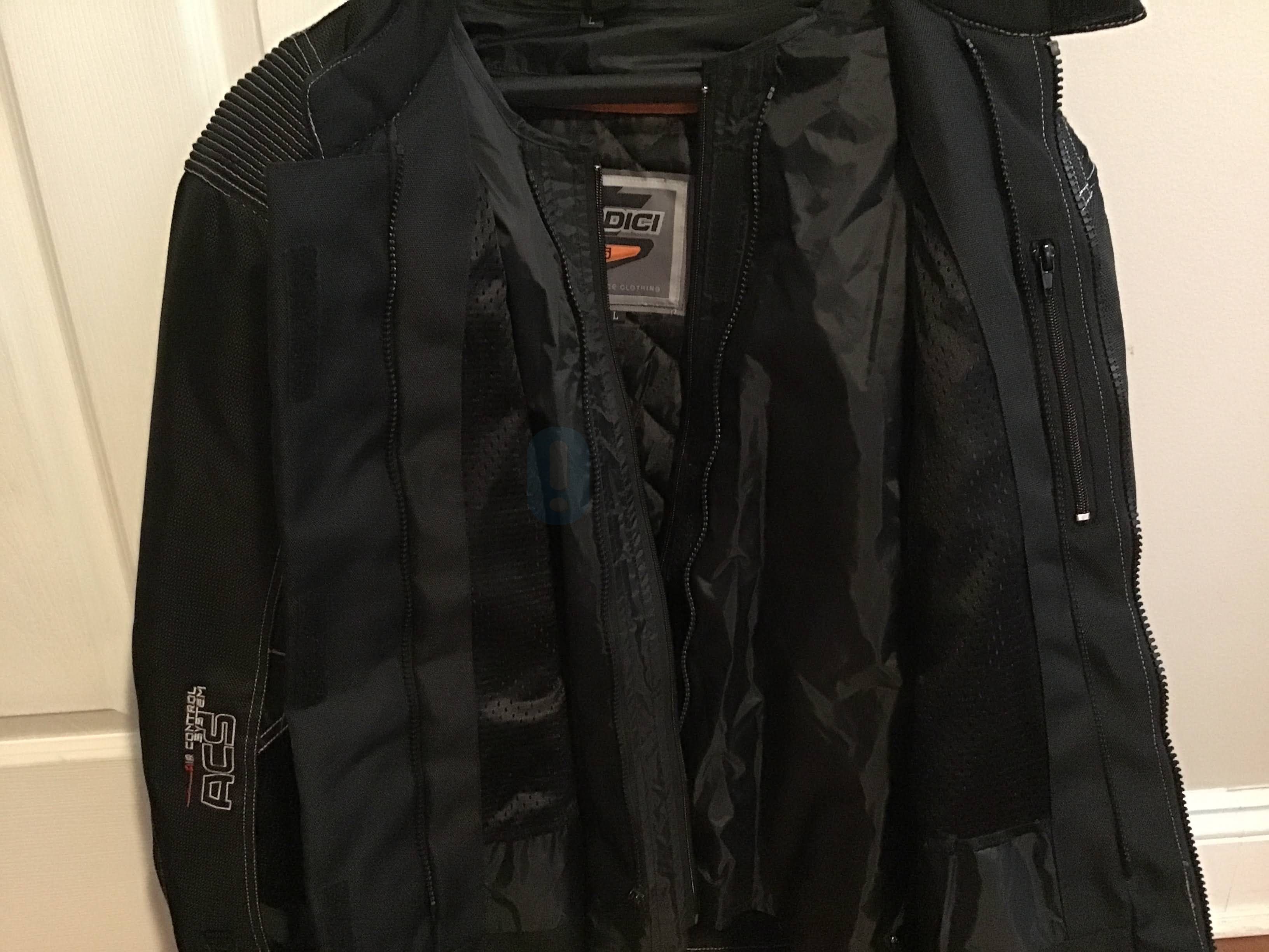LIKE NEW ALL-SEASON MOTORCYCLE JACKET WITH FULL GUARD PROTECTION