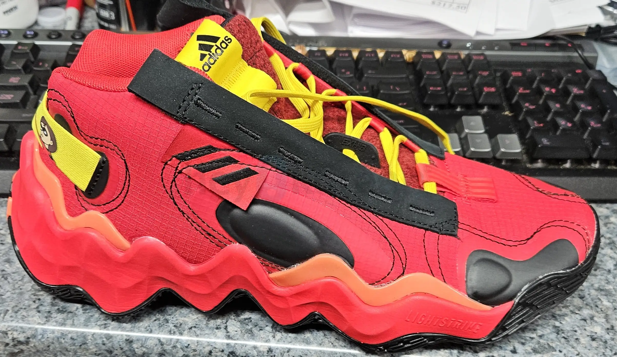 adidas Super Candace Parker Exhibit B Mid Basketball Shoes Women's, Red ...