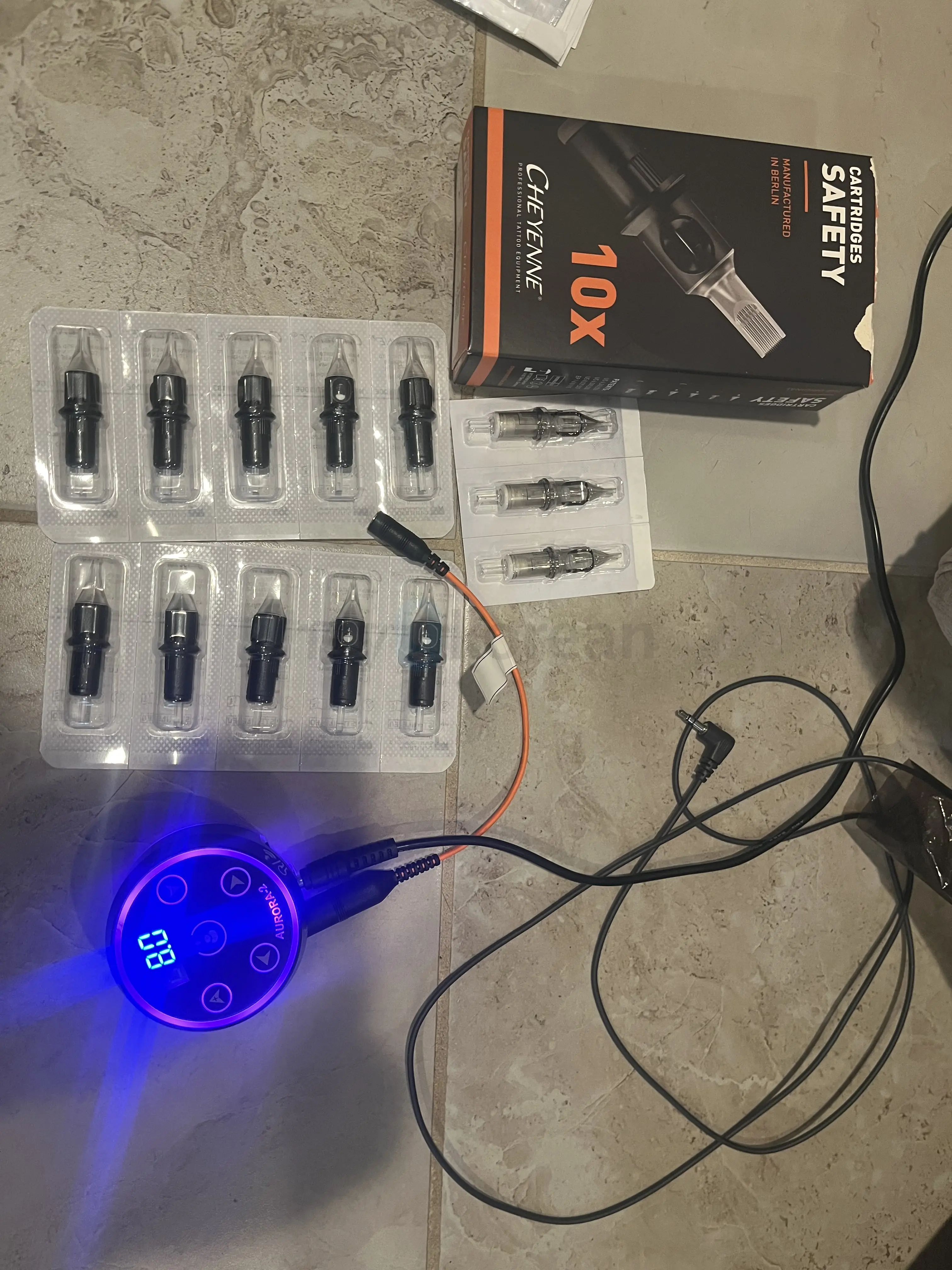 타투)Cheyenne tattoo pen machine original full pack