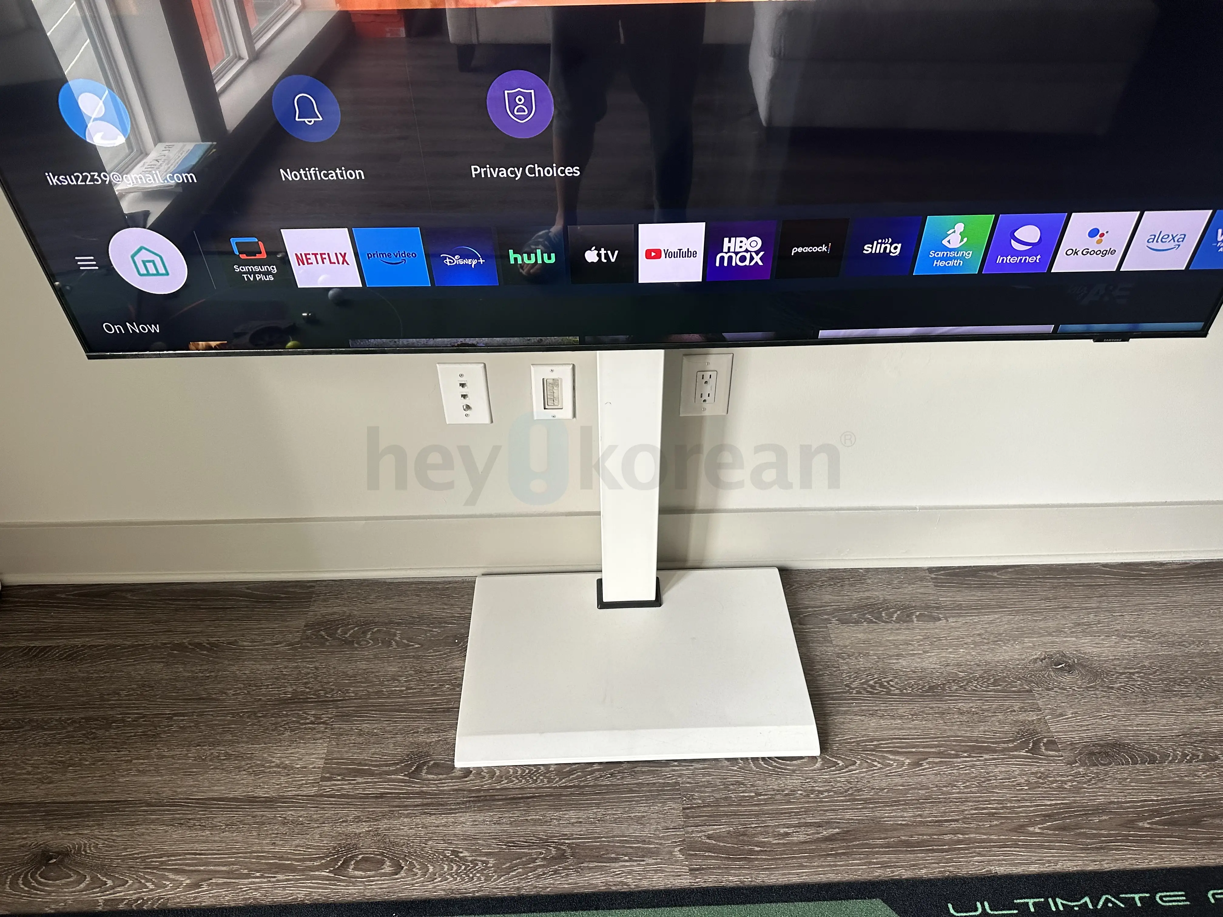 Samsung 65 inch TV and Stand