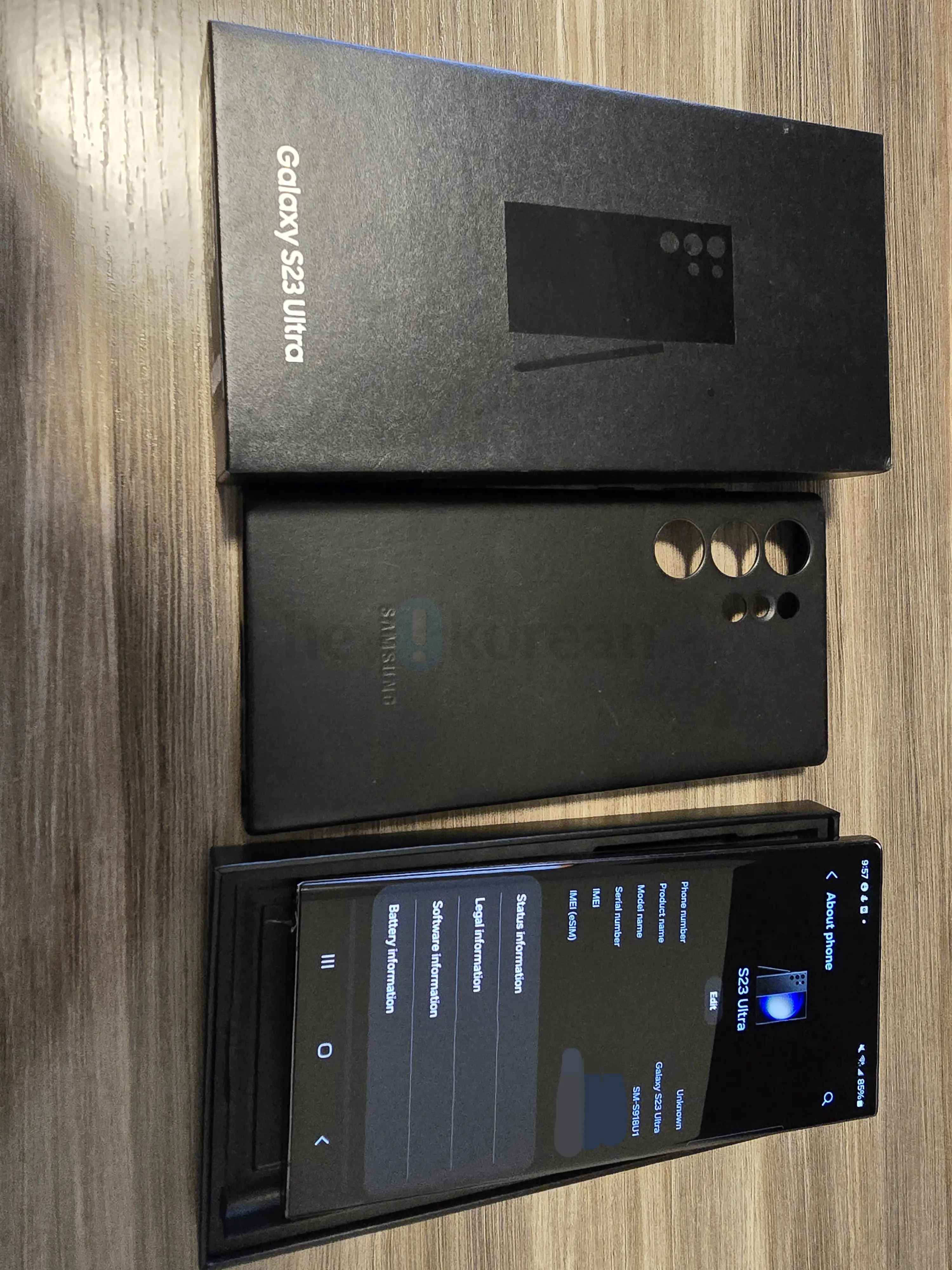 Samsung S23 Ultra 1TB Factory Unlocked Phantom Black