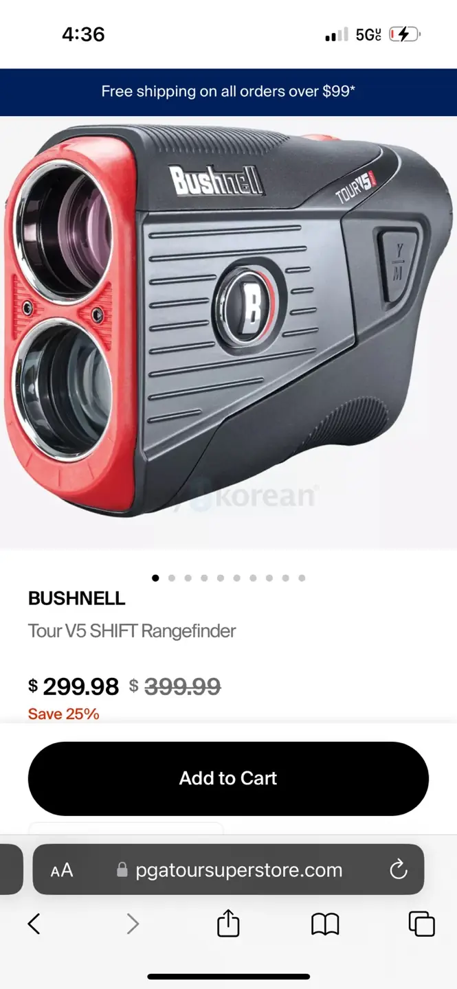 Bushnell rangefinder