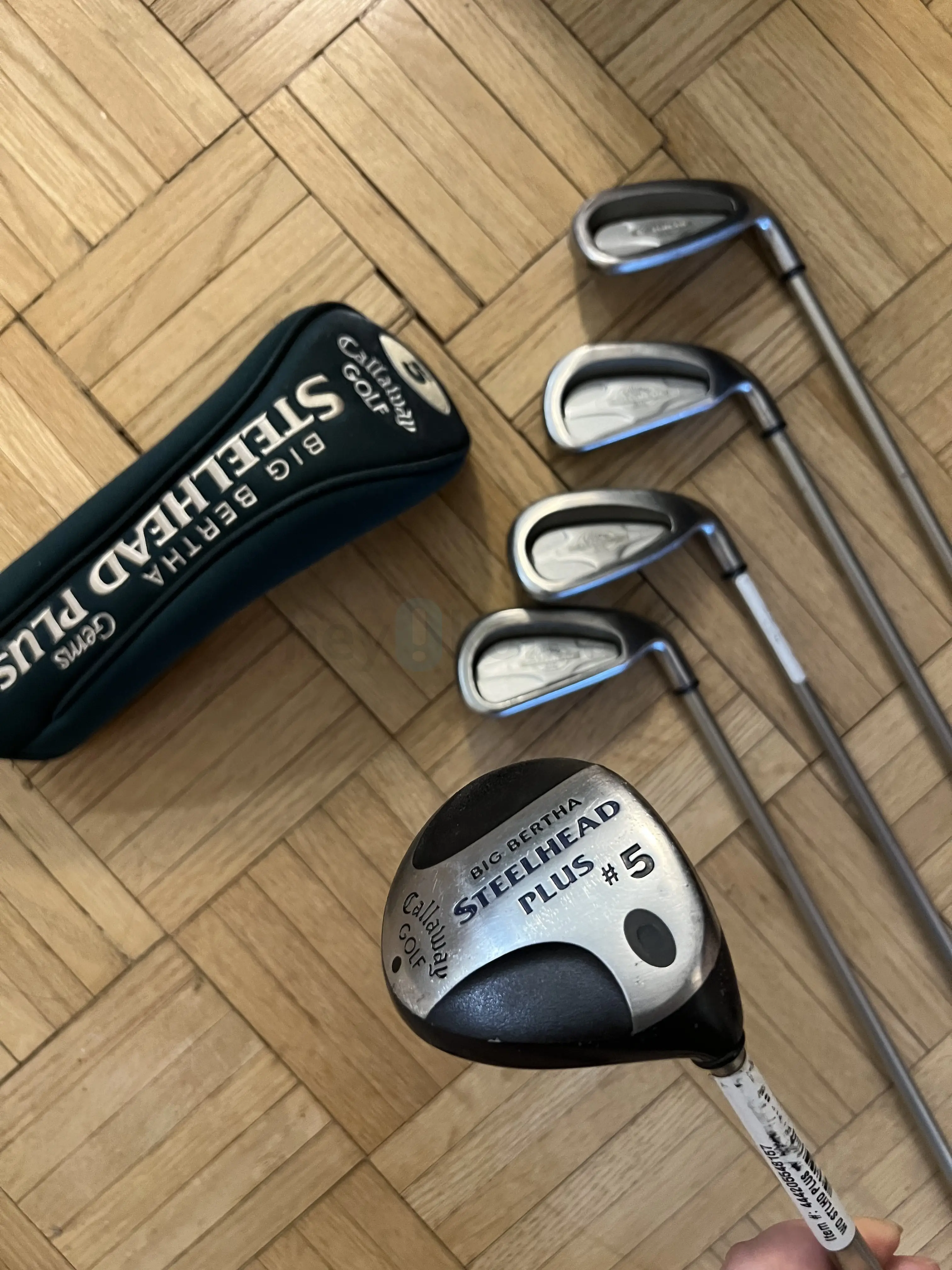 Callaway Steelhead X14 irons(4,6,8,9), Bigbertha Steelhead Plus #5