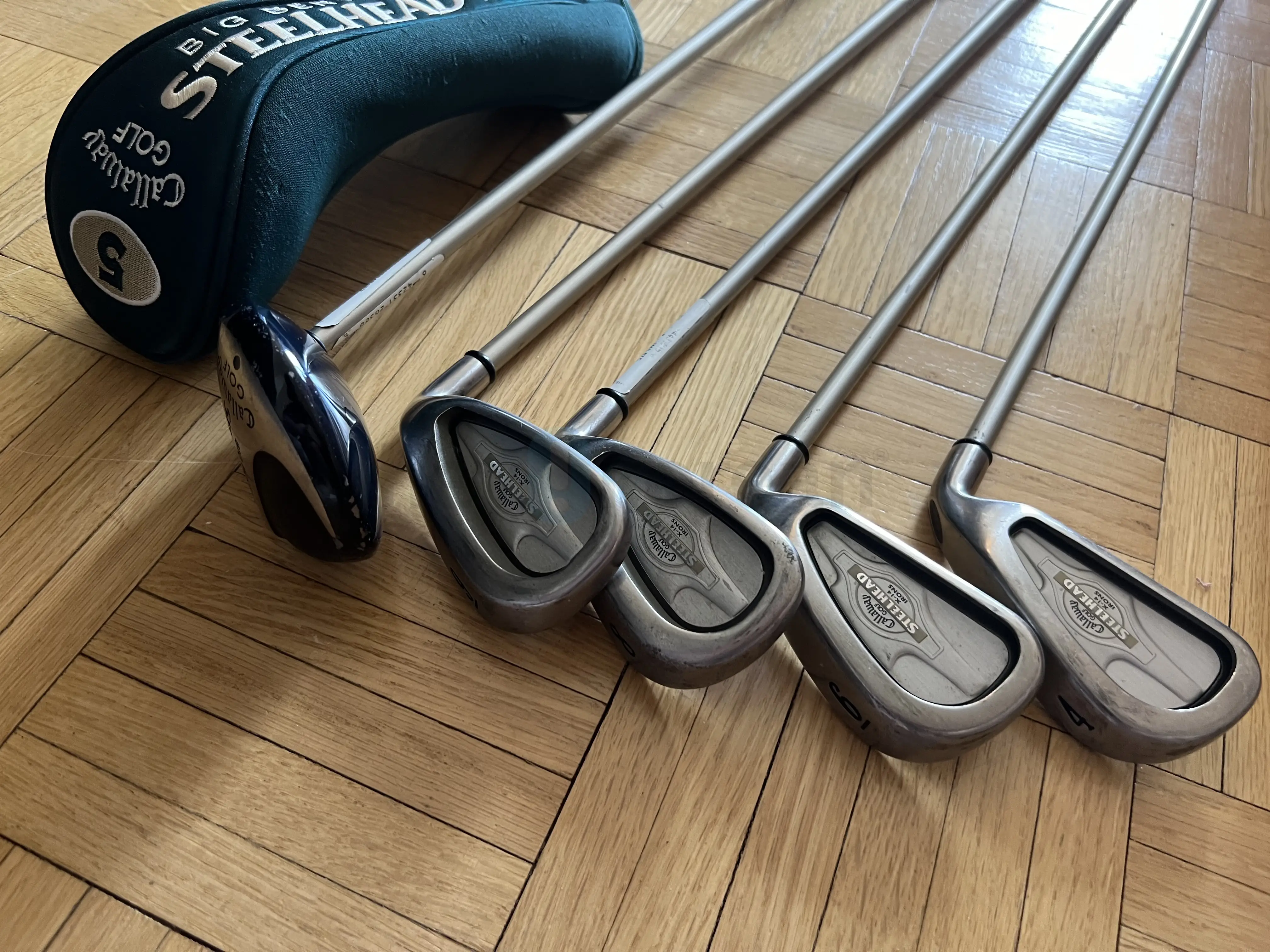 Callaway Steelhead X14 irons(4,6,8,9), Bigbertha Steelhead Plus #5