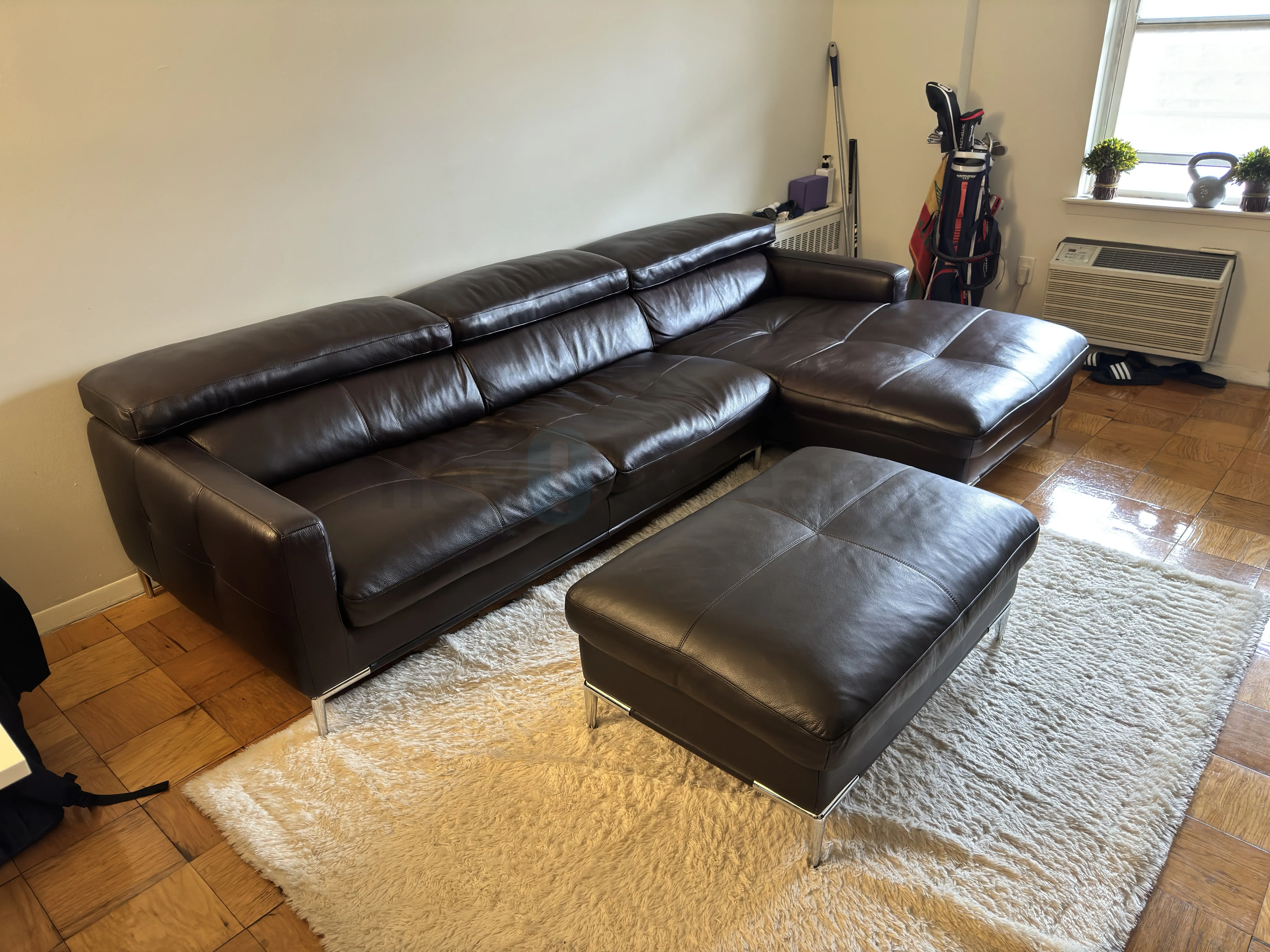 Leather couch