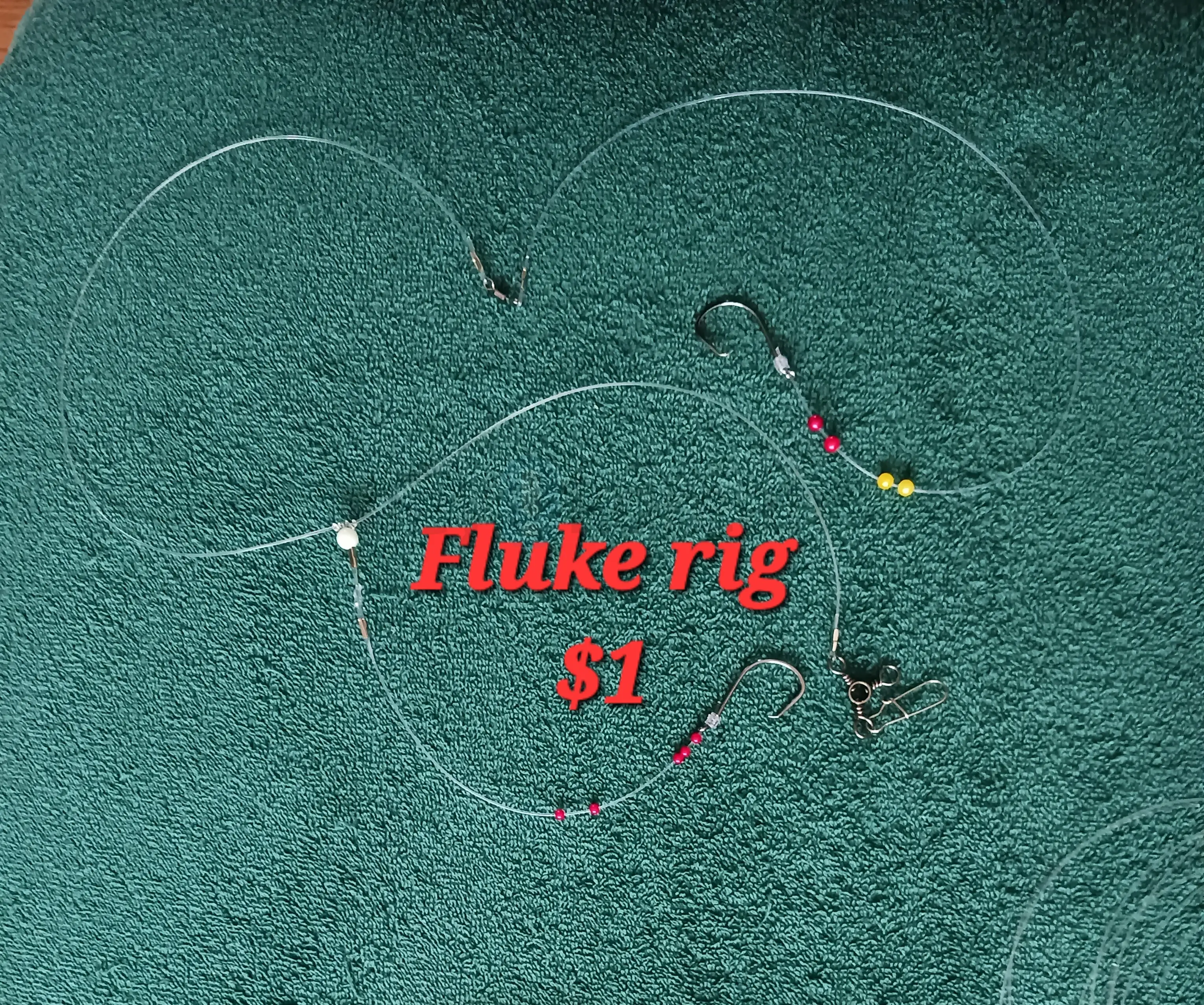 Fluke fishing rig