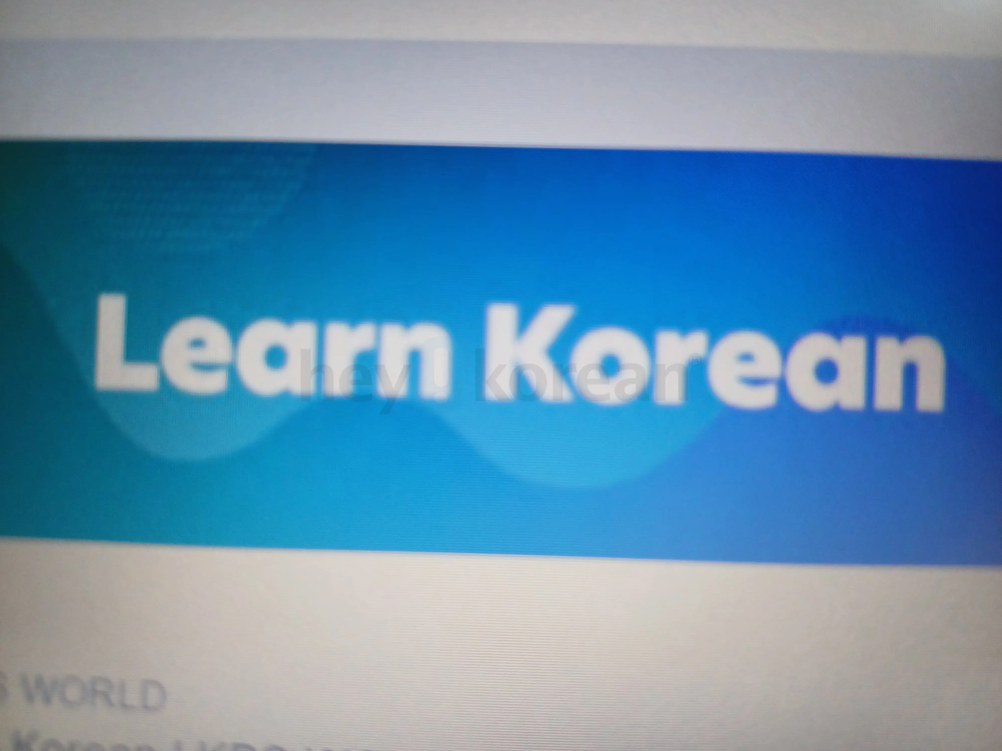 100% Live Korean language tutoring