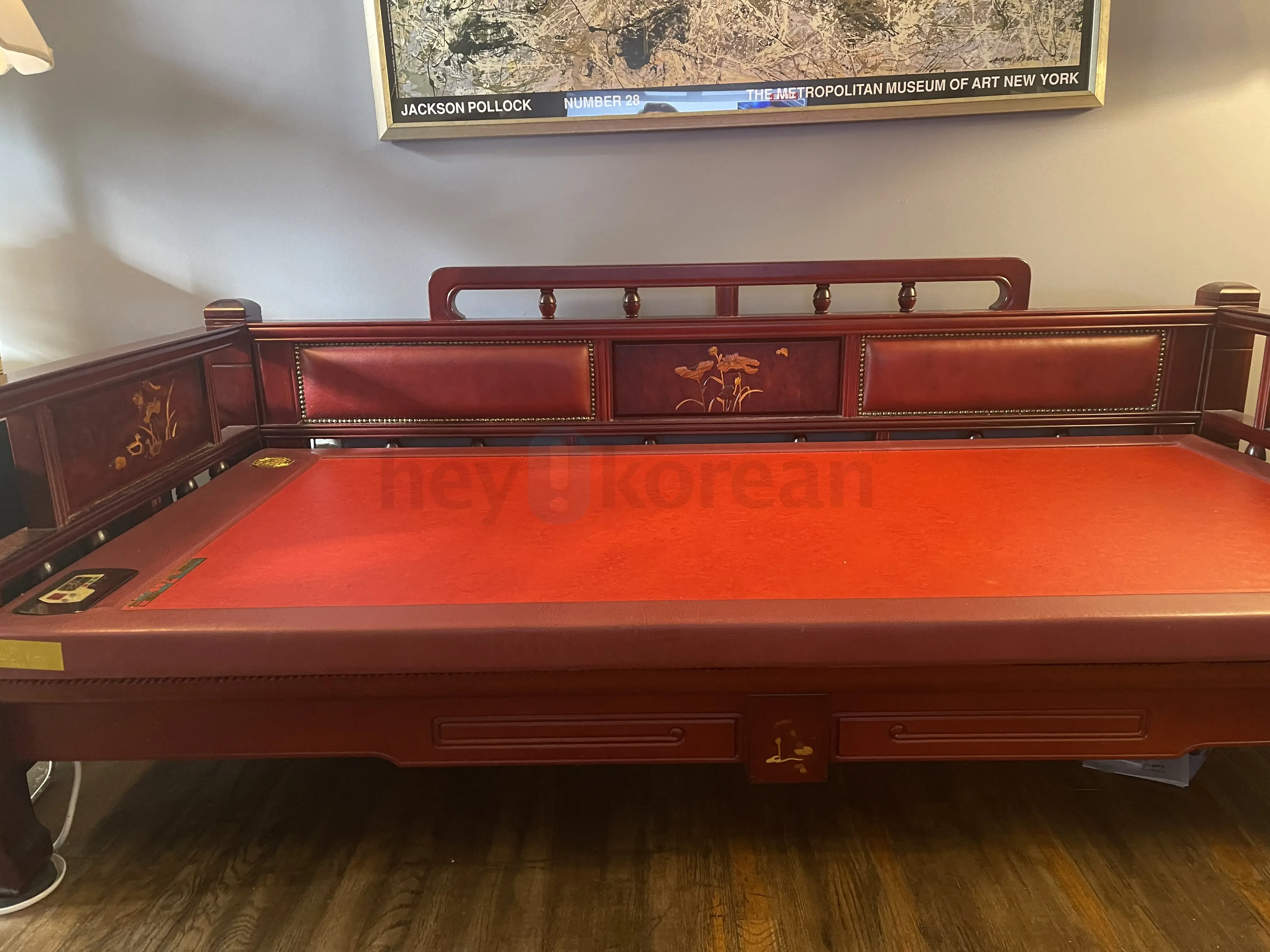 Stone sofa/bed/heated