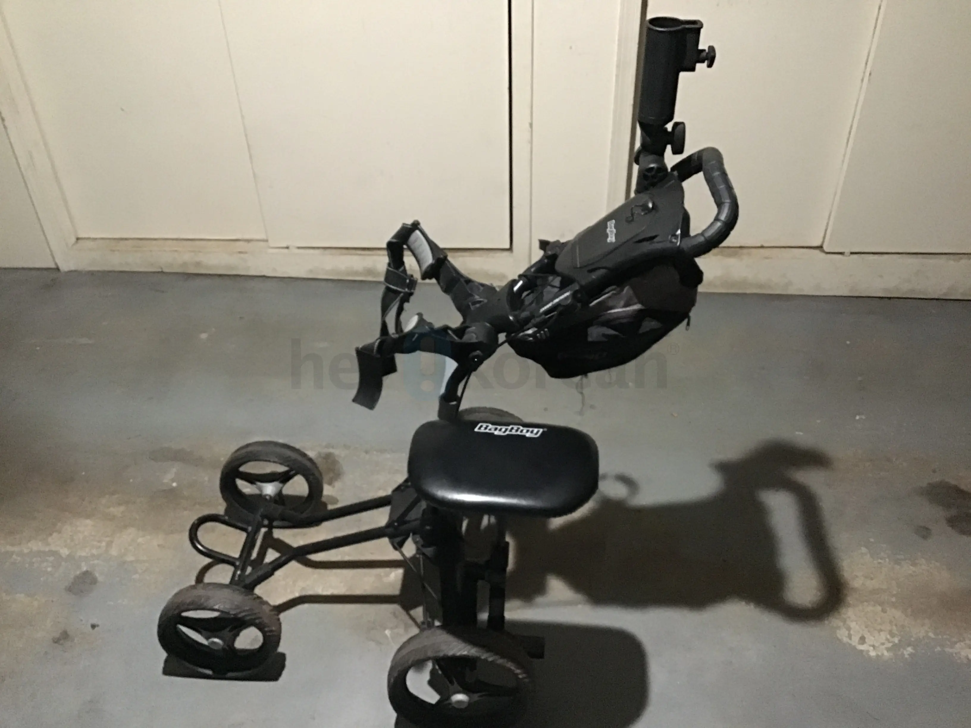 BAGBOY GOLF QUAD FOLDING PUSH CART WITH SEATING