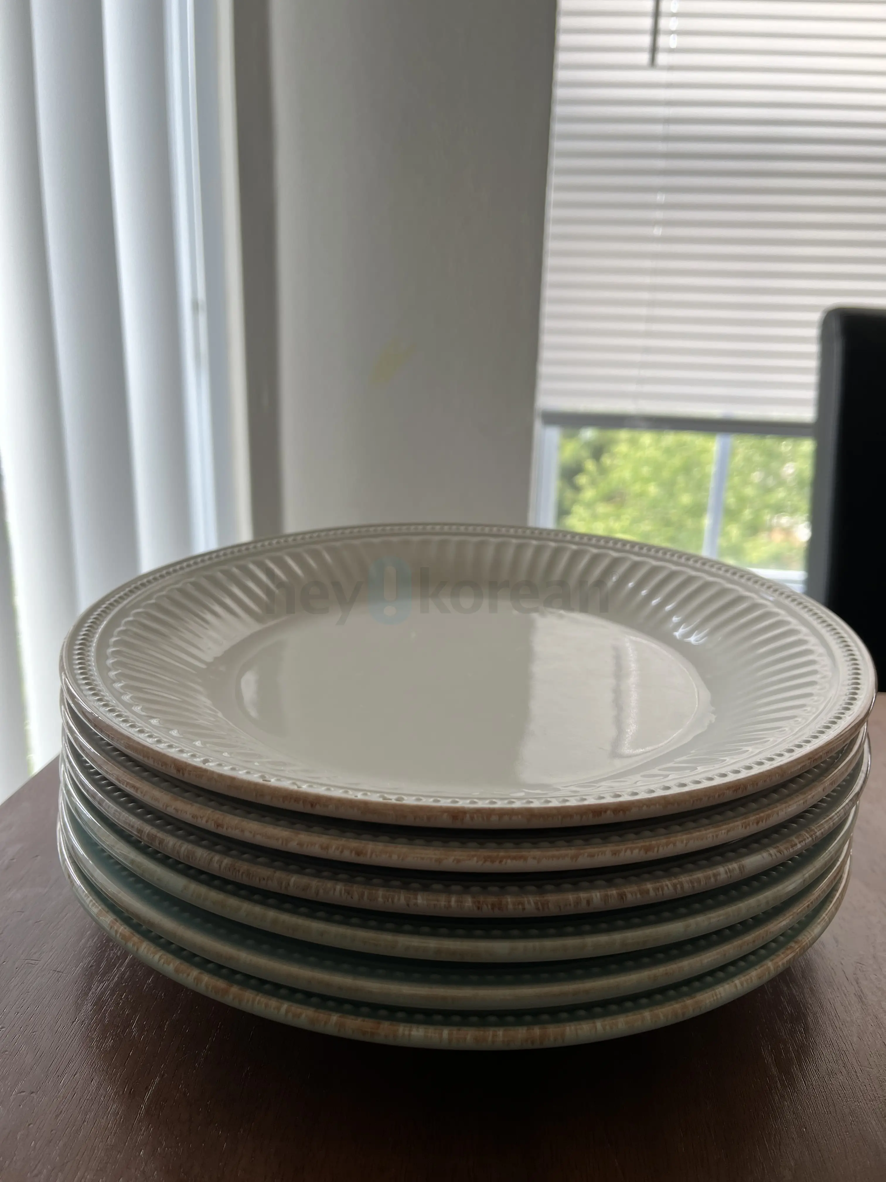 Lenox French Perle Groove Dinner plate 레녹스 접시