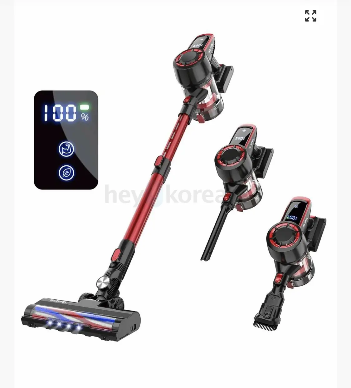 Wlupel cordless vacuum cleaner Hero 8