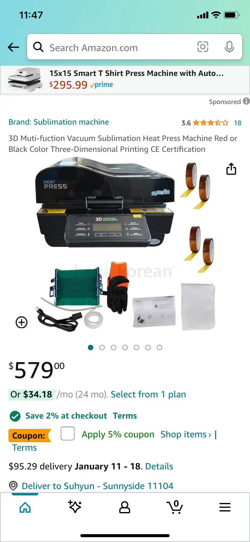 3D Sublimation machine