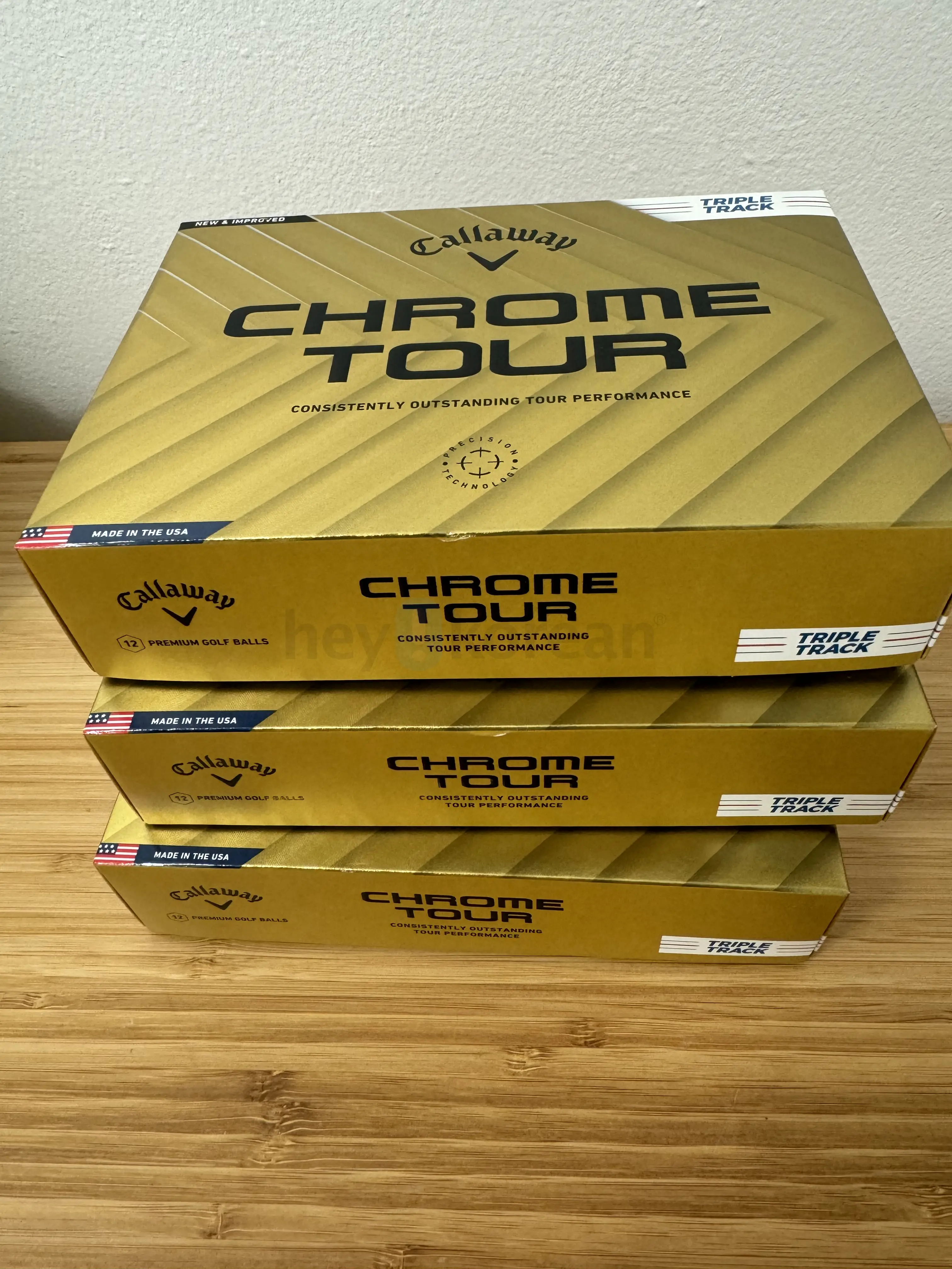 New callaway Chrome tour balls 3dz
