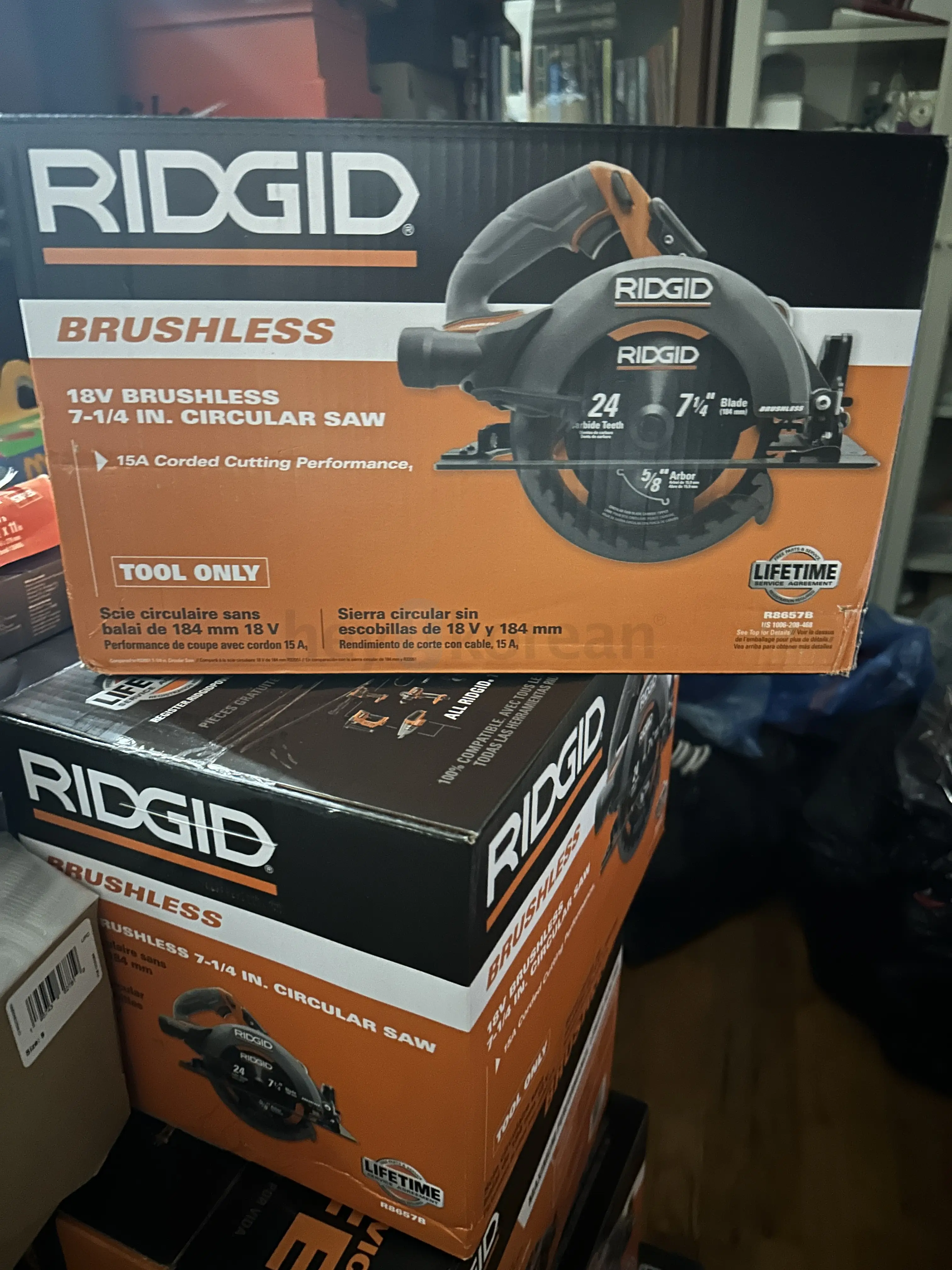 RIDGID 18V Brushless Cordless Circular Saw
