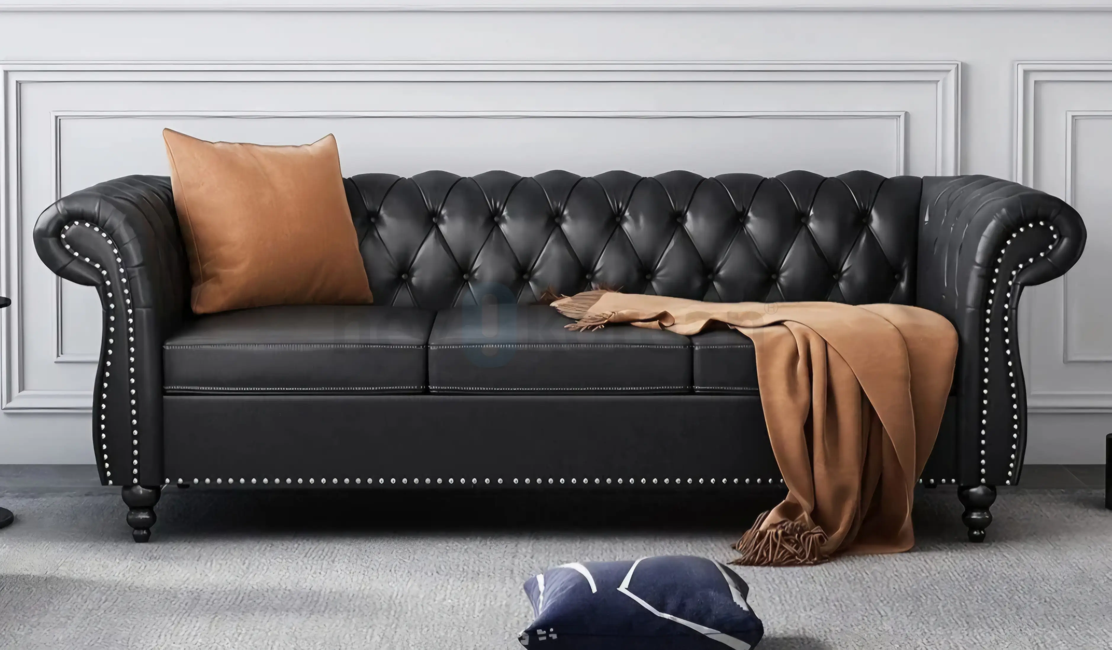 Black sofa