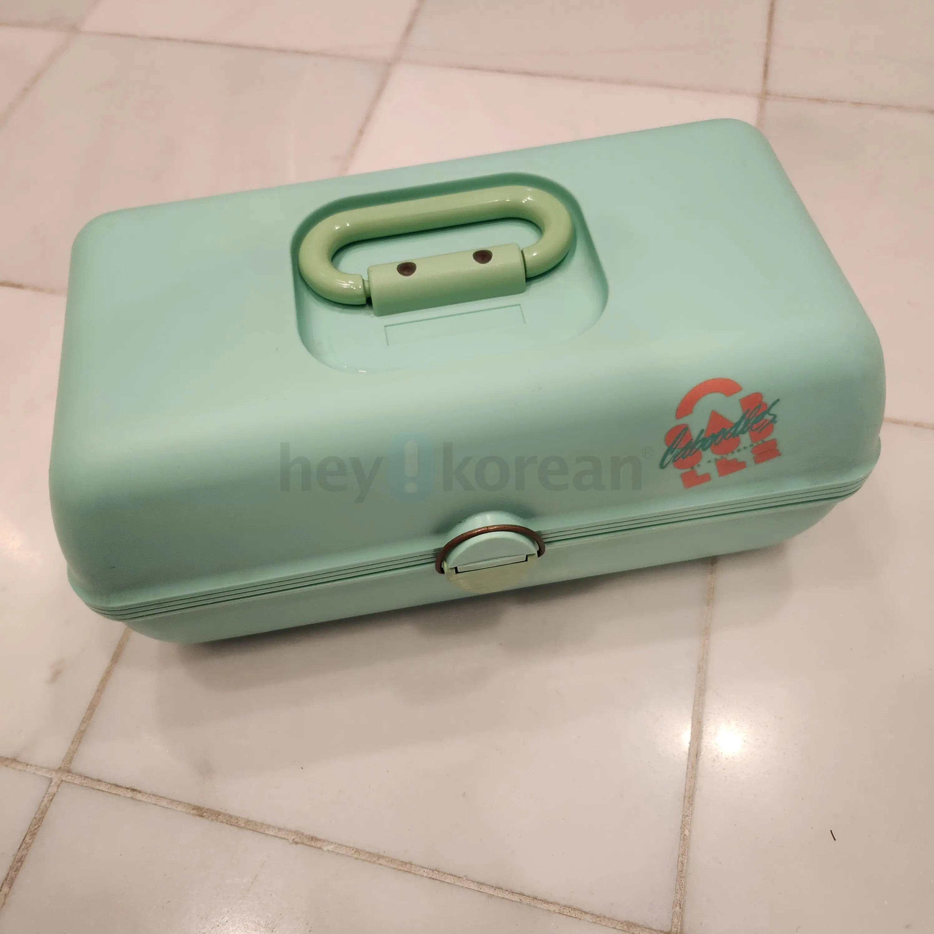 Vintage Mint Green Caboodle