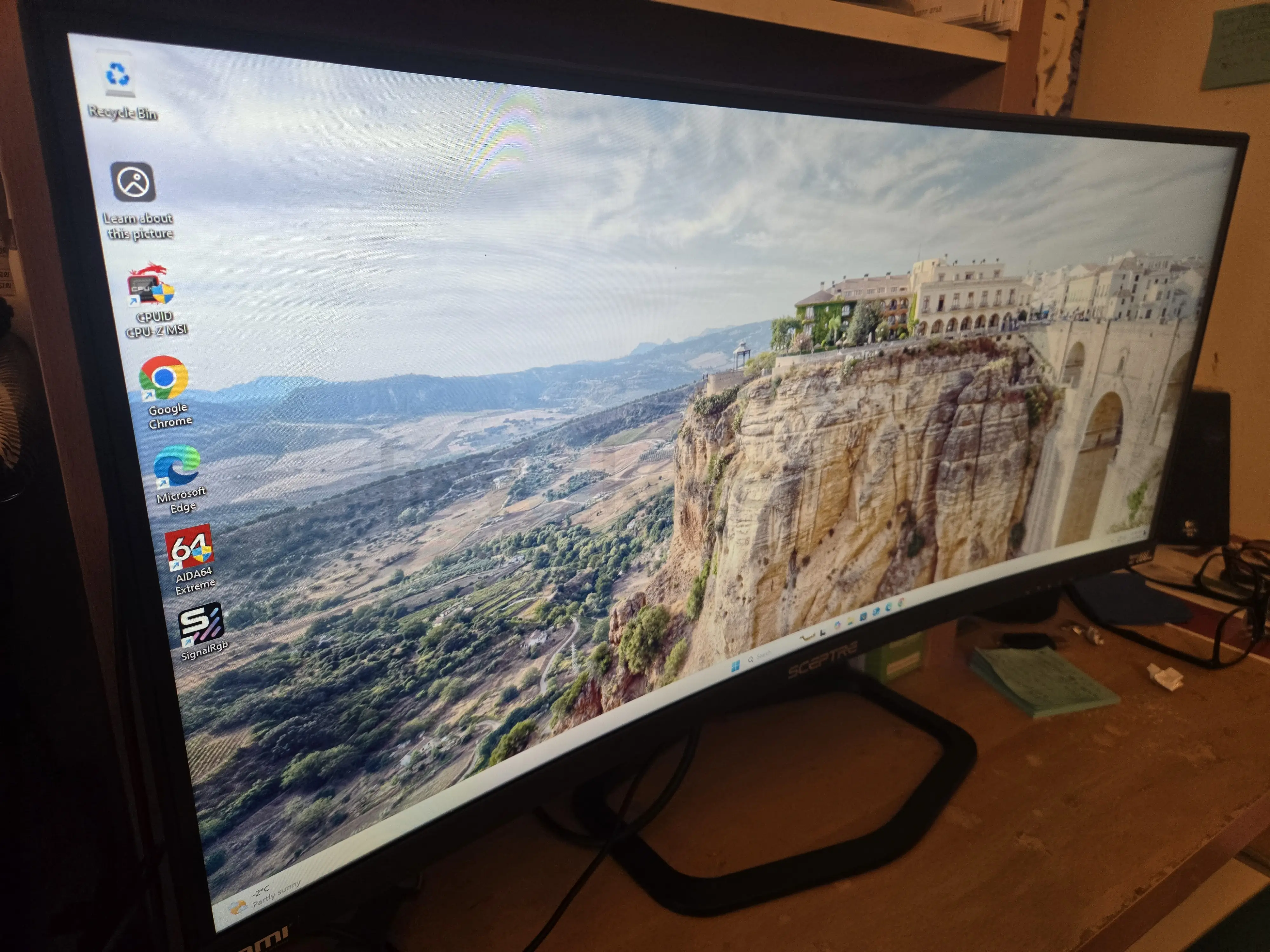 Sceptre 30-inch Curved Gaming Monitor 21:9 2560x1080 Ultra Wide/ Slim ...