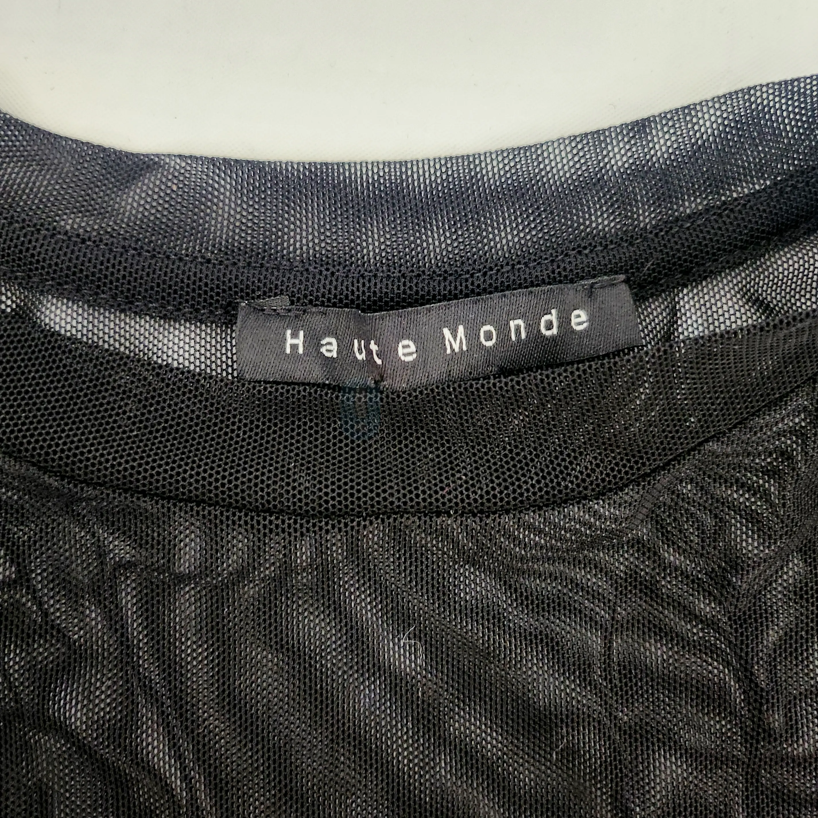 Sheer See-Through Mesh Long Sleeve Shirt