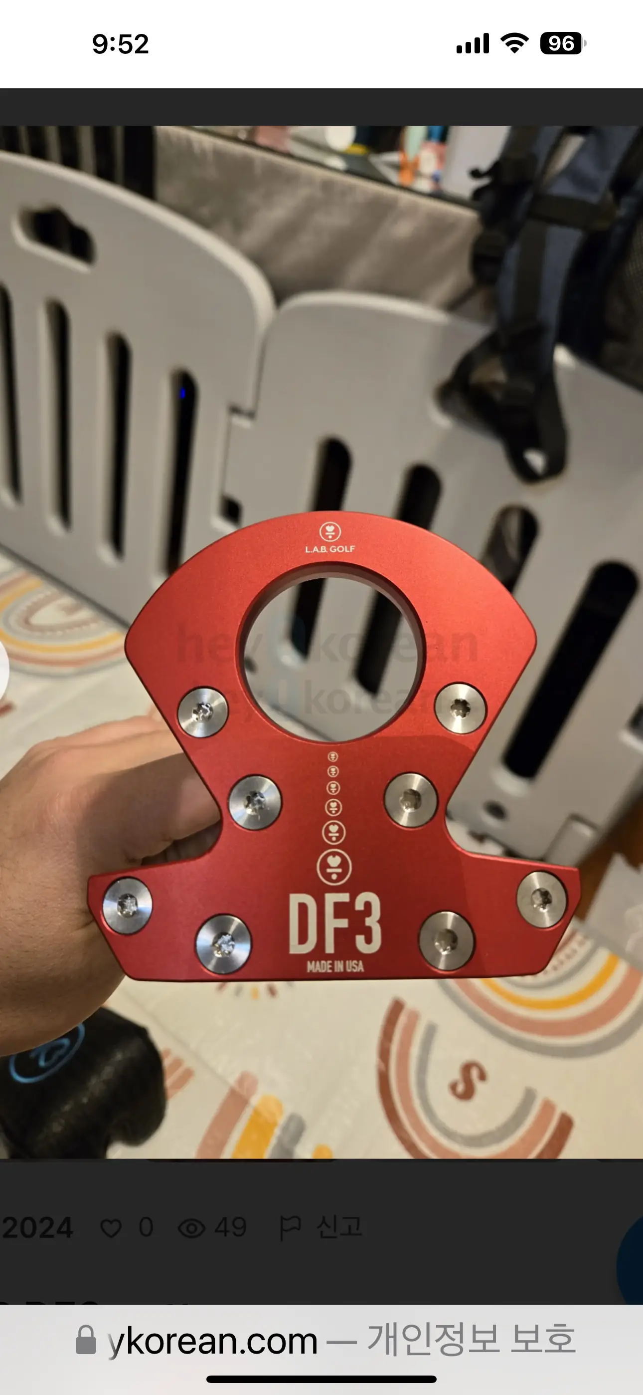 L.A.B DF3 RED 골프 퍼터