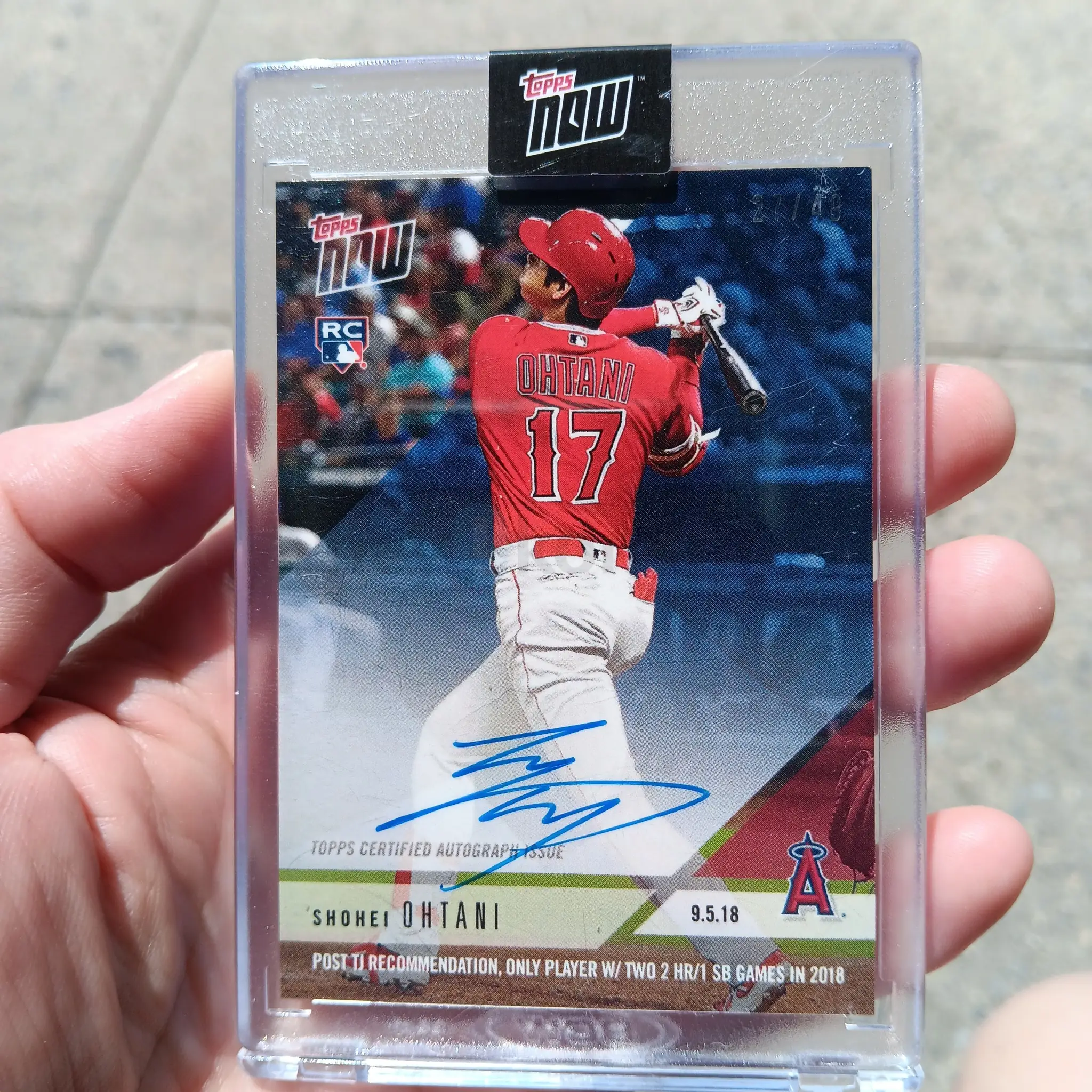Ohtani Rookie Card Sealed