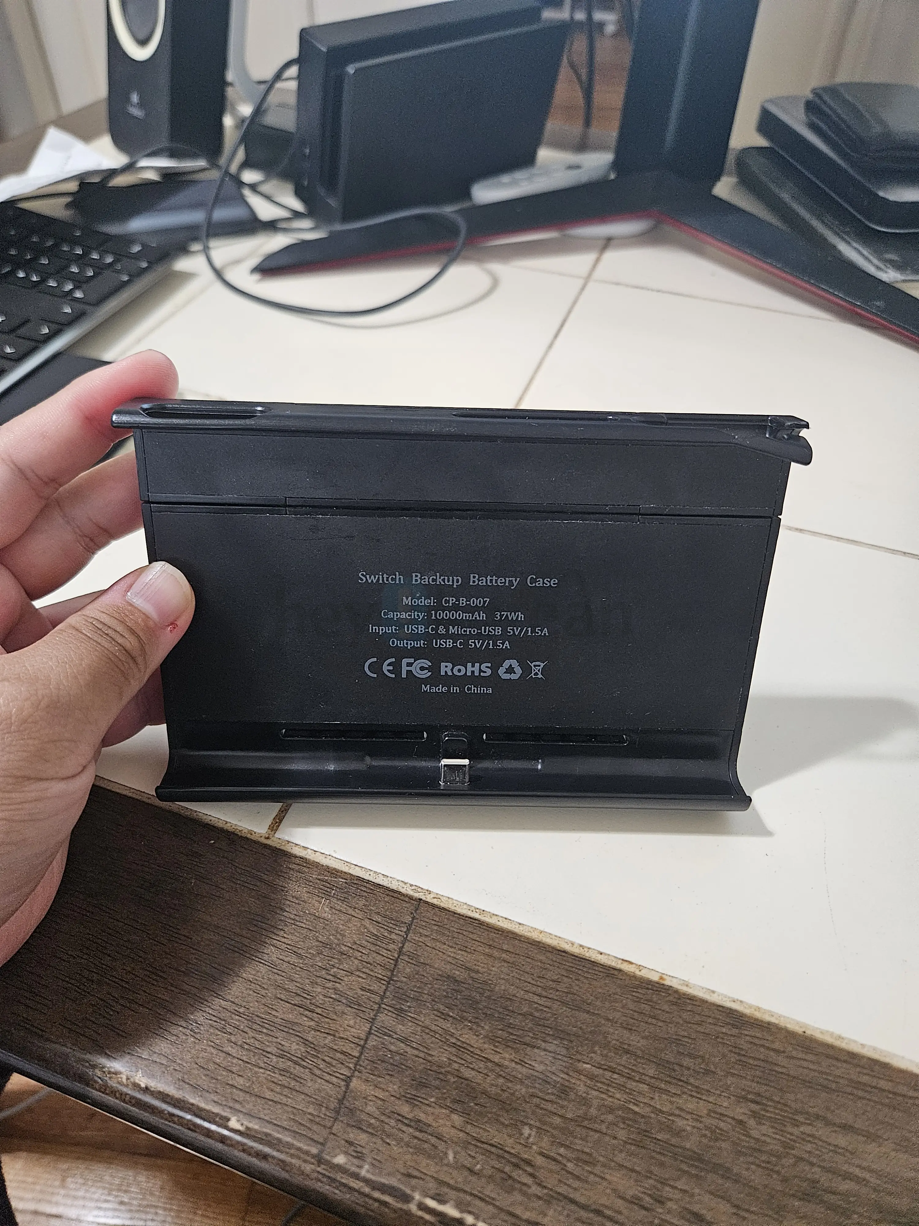 10000mAh Battery Charger Case, Compatible with Nintendo Switch ...