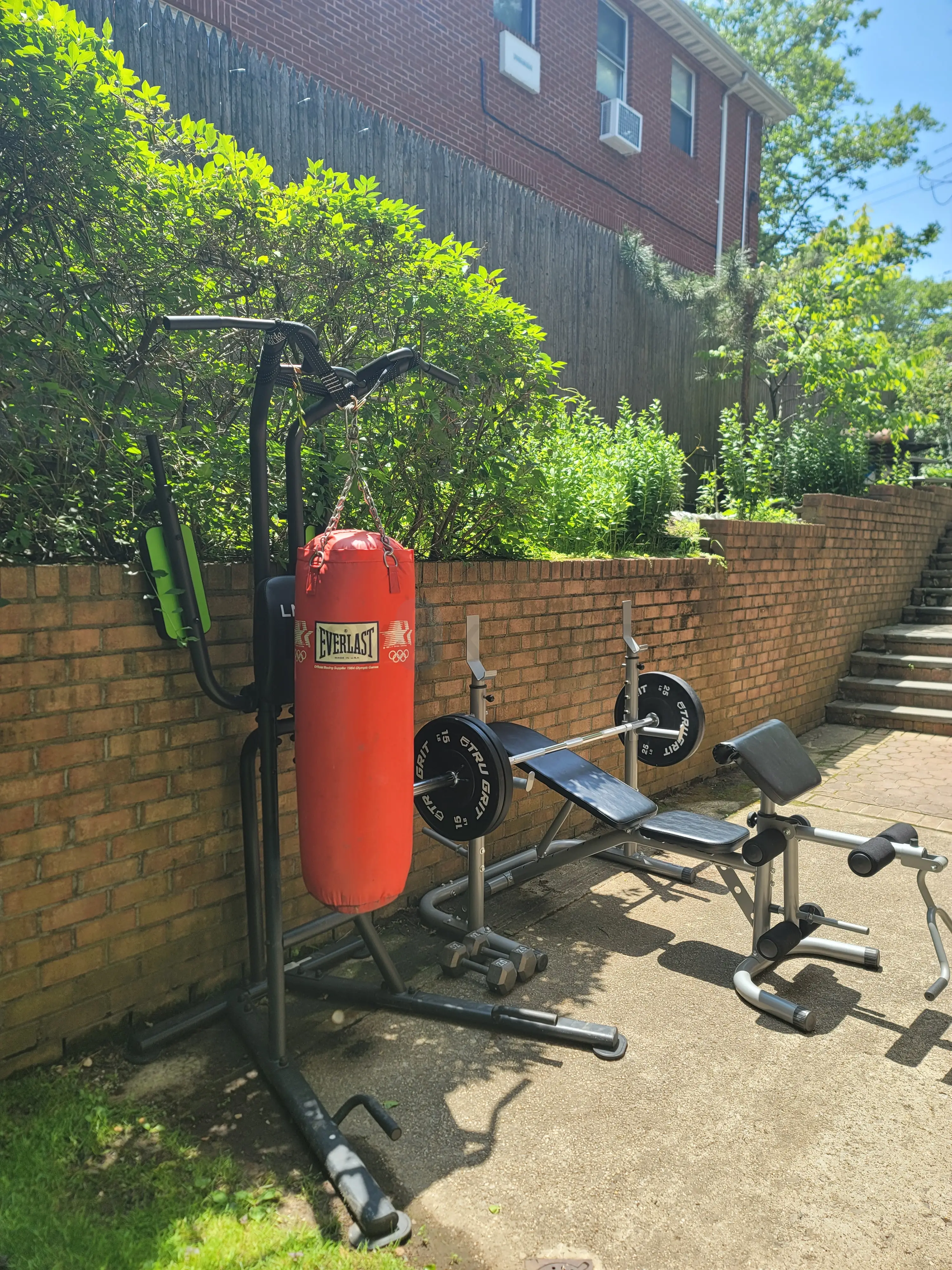 Power Tower with Boxing Bag