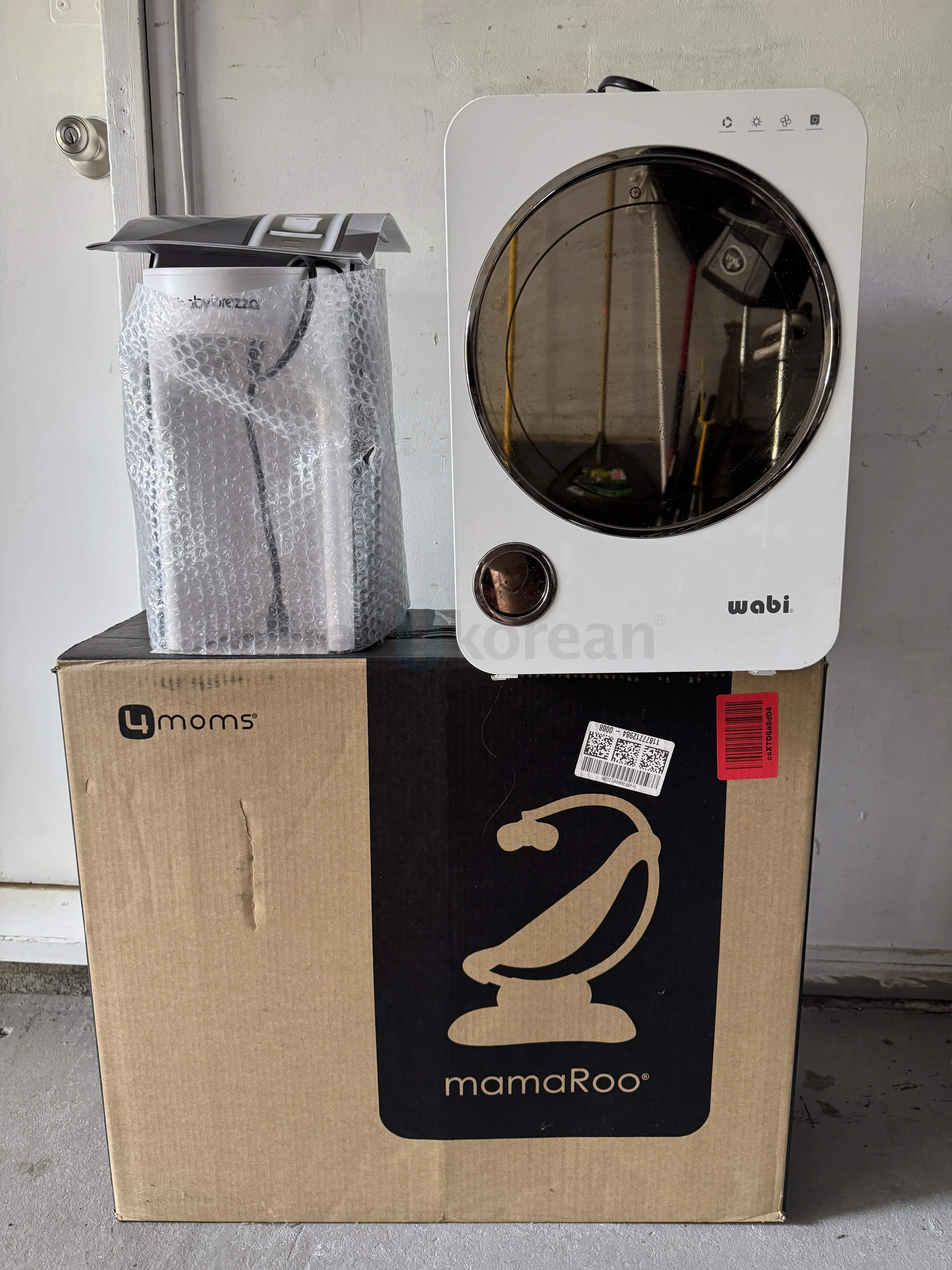 Formula machine, Sanitizer & Swing