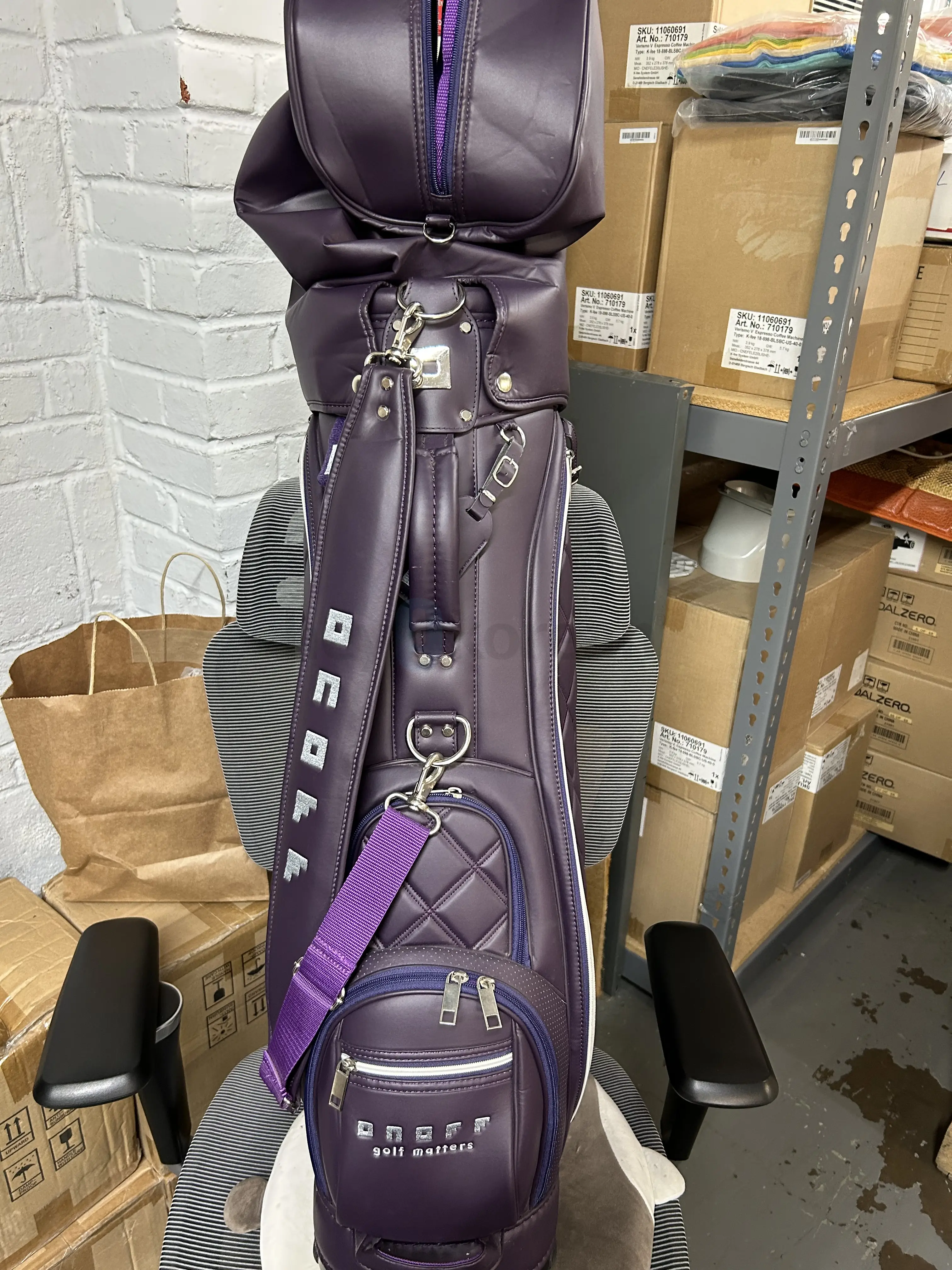 ONOFF GOLF CART/ CADDY BAG 보라색