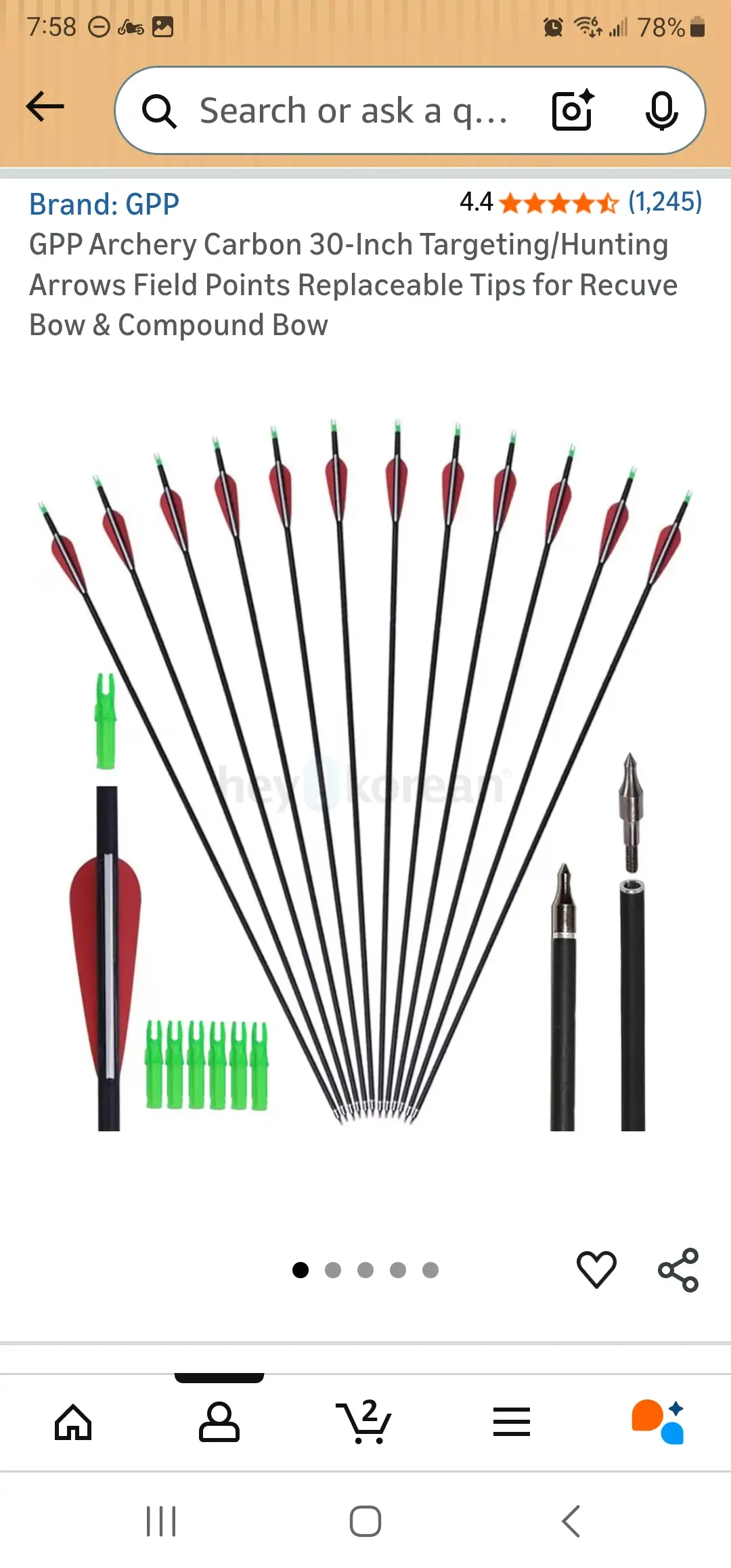Recurve Archary Complete Set