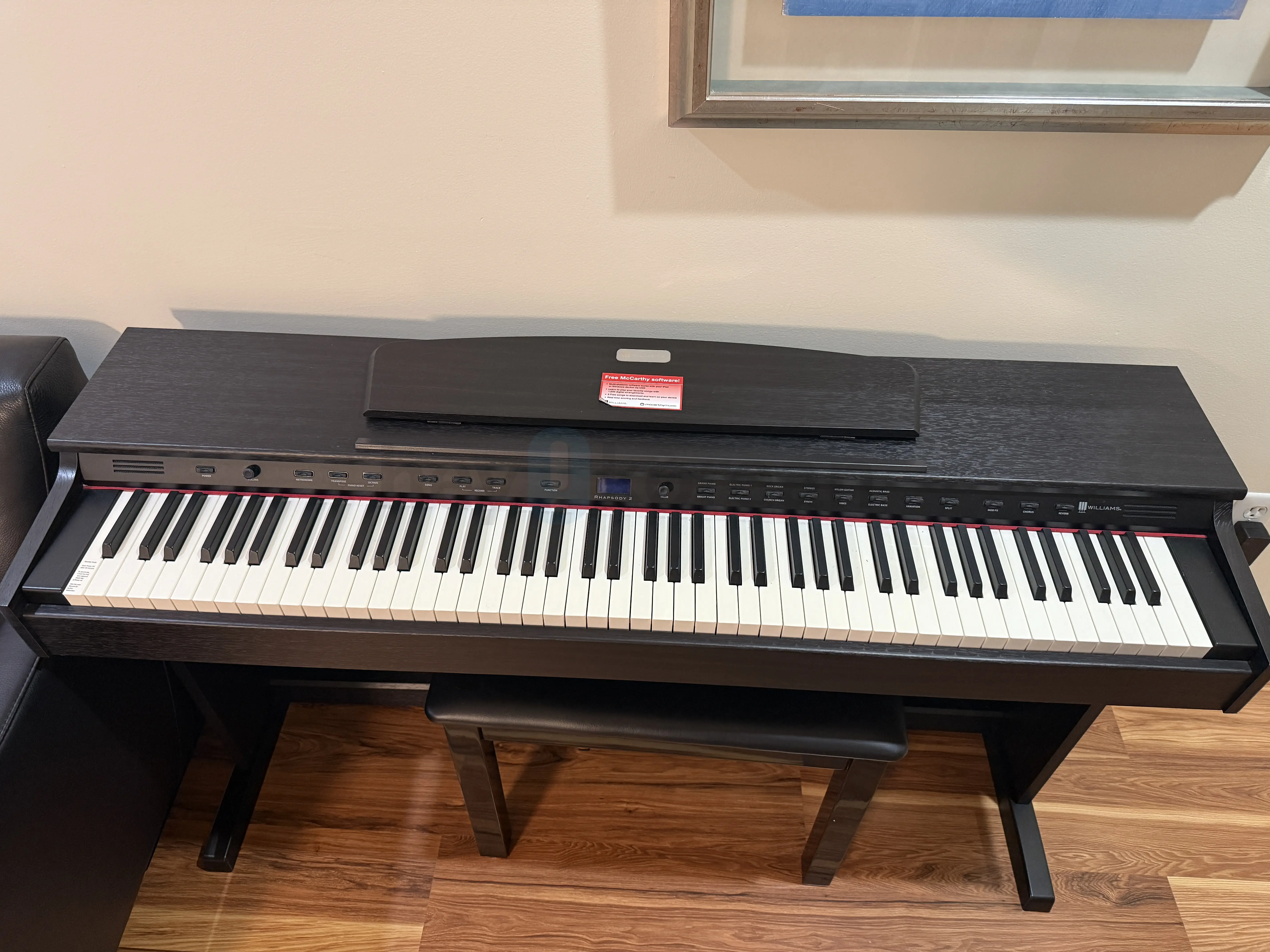 전자 피아노 Williams Rhapsody 2