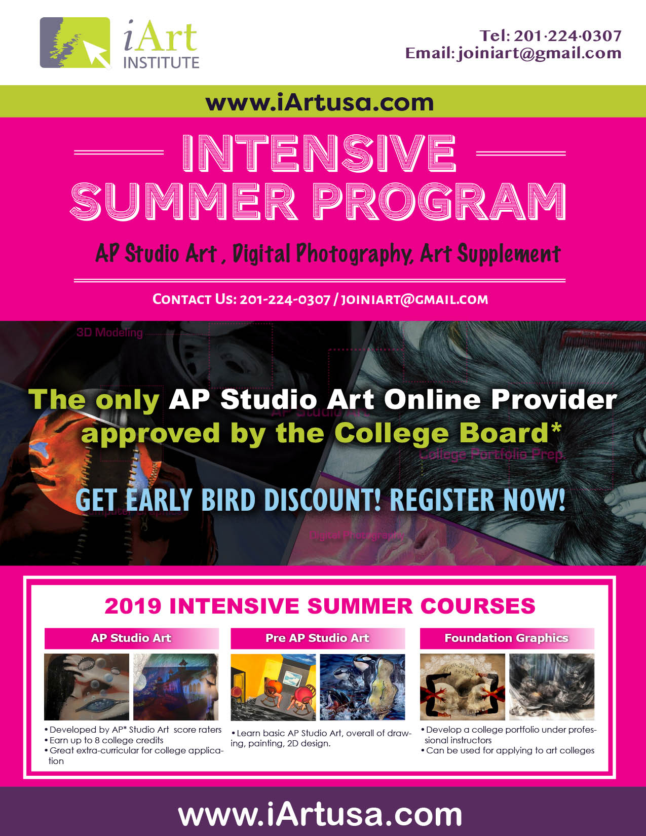 Intensive Summer Art Program